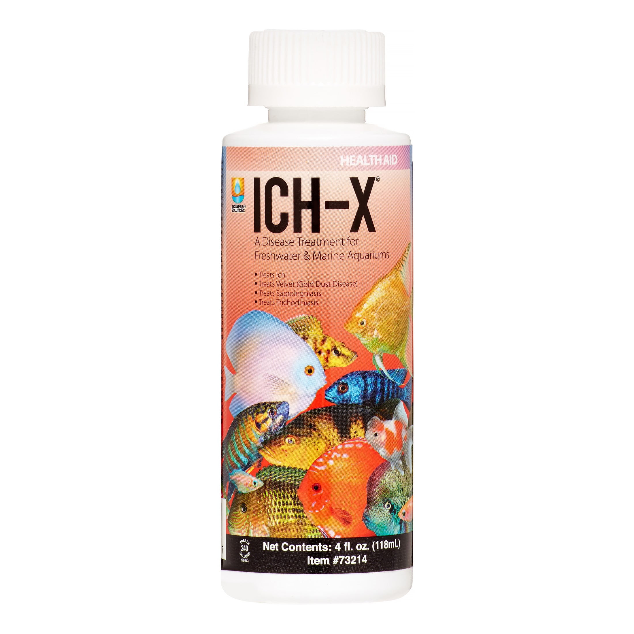 Hikari Ich-X Liquid Treatment for Aquarium, 4 Ounce - Walmart.com