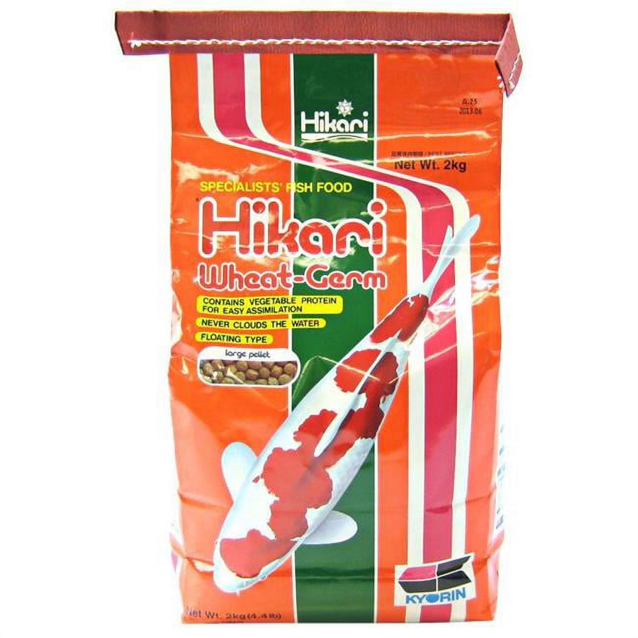 Hikari Wheat Germ Large Pellet 4.4-Pound Fish Food with Added Vitamins ...