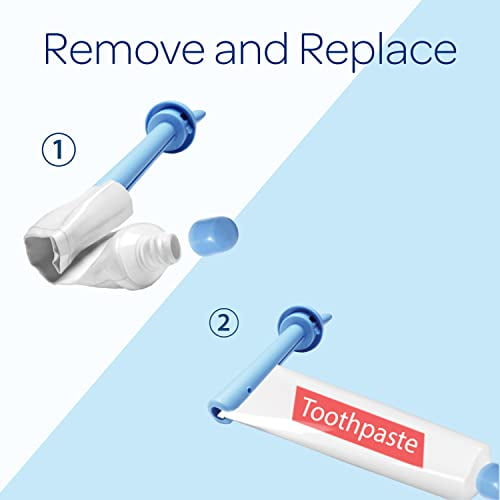 Hikaru Rolling Toothpaste Squeezer with Suction Cup & Silicone Cap ...