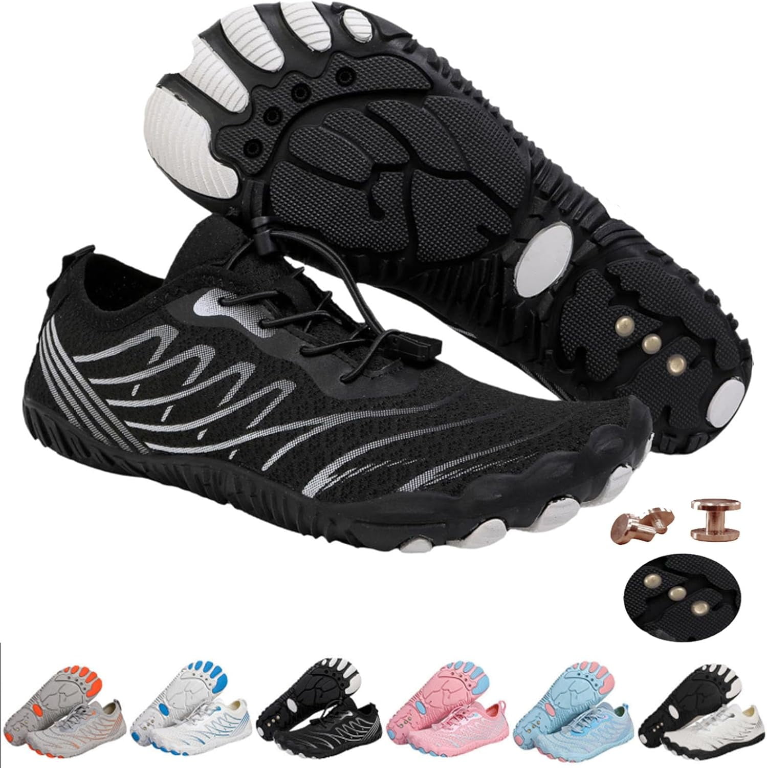 Hike Barefoot Shoes Grounding Shoes with Copper, Grounded Footwear for ...