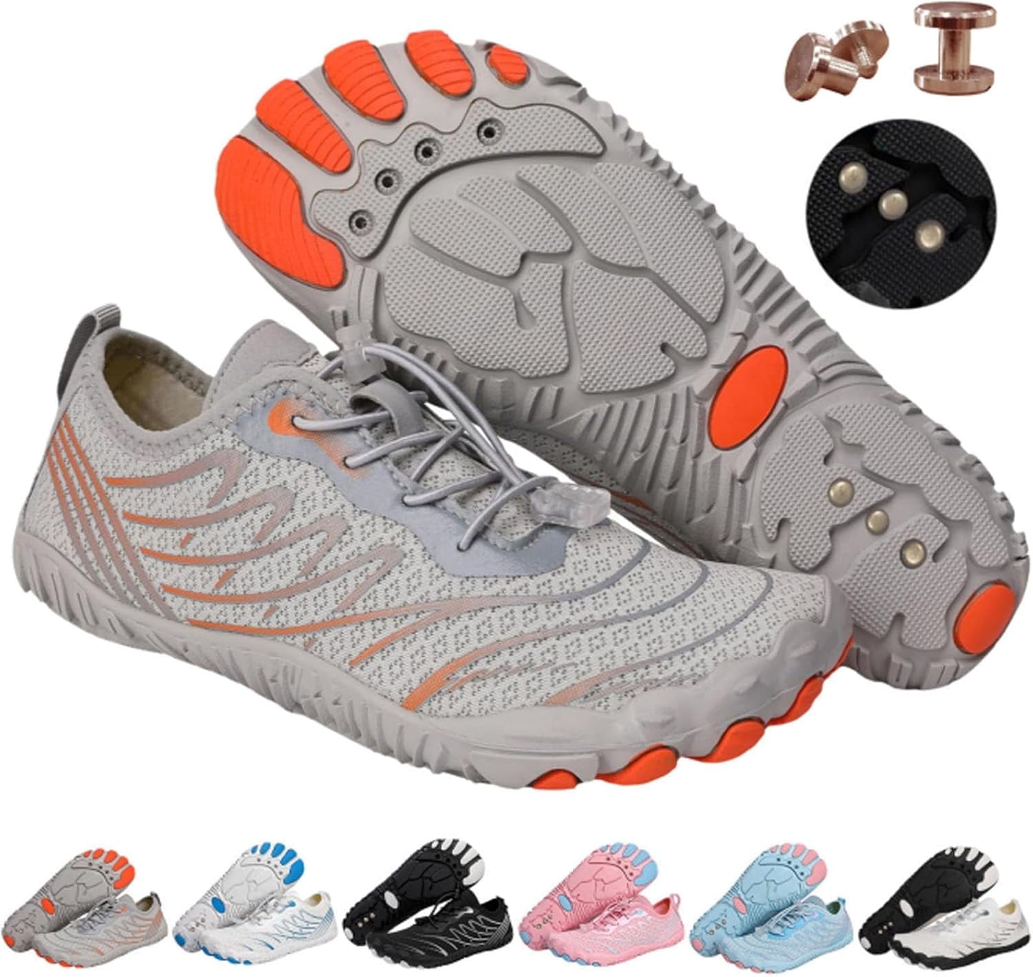 Hike Barefoot Shoes Grounding Shoes with Copper, Grounded Footwear for ...