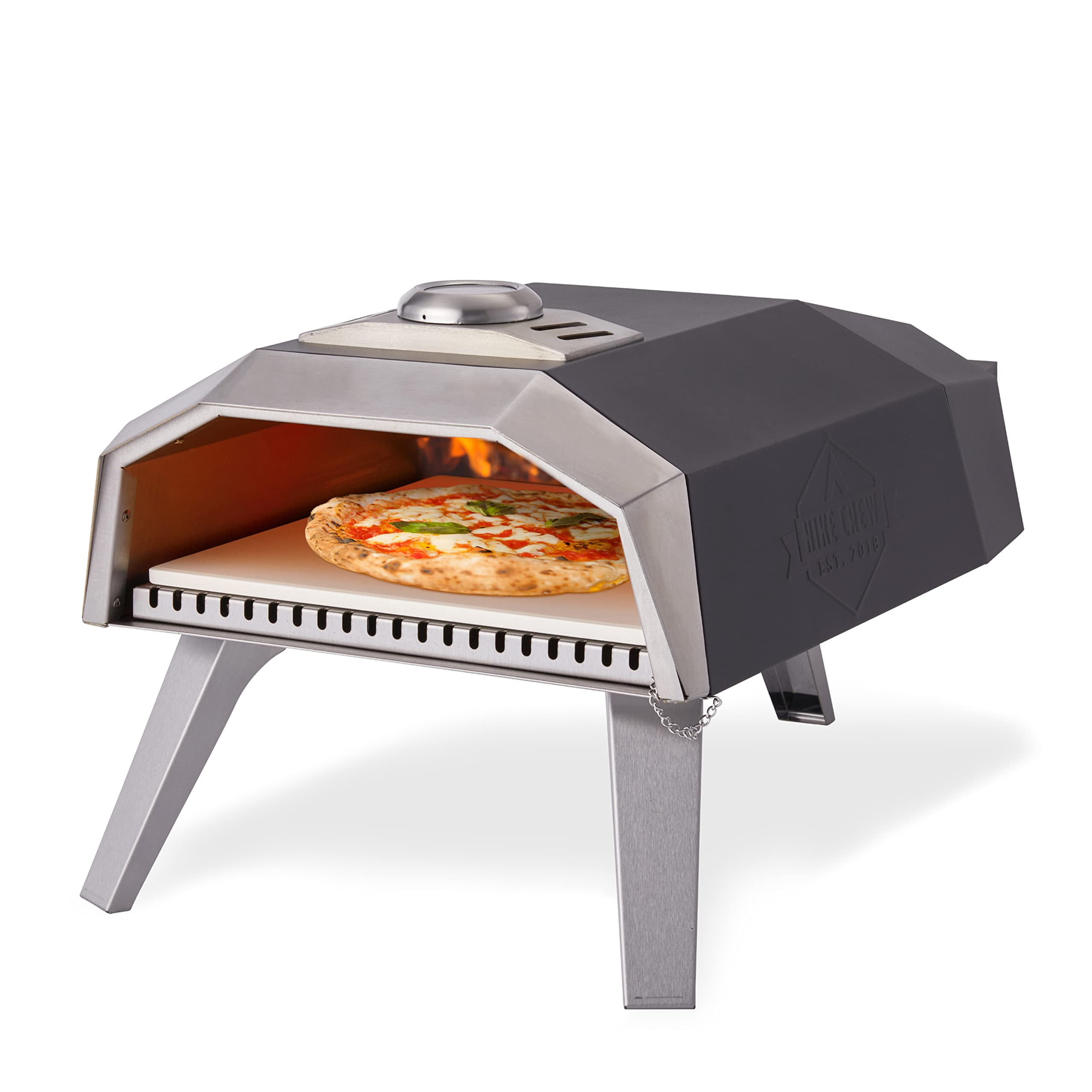 Hike Crew 12” Outdoor Propane Pizza Oven, Portable Pizza Maker W ...