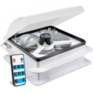 Leisure Coachworks RV Roof Vent Fan 12V, Multi Speed, Rain Sensor ...
