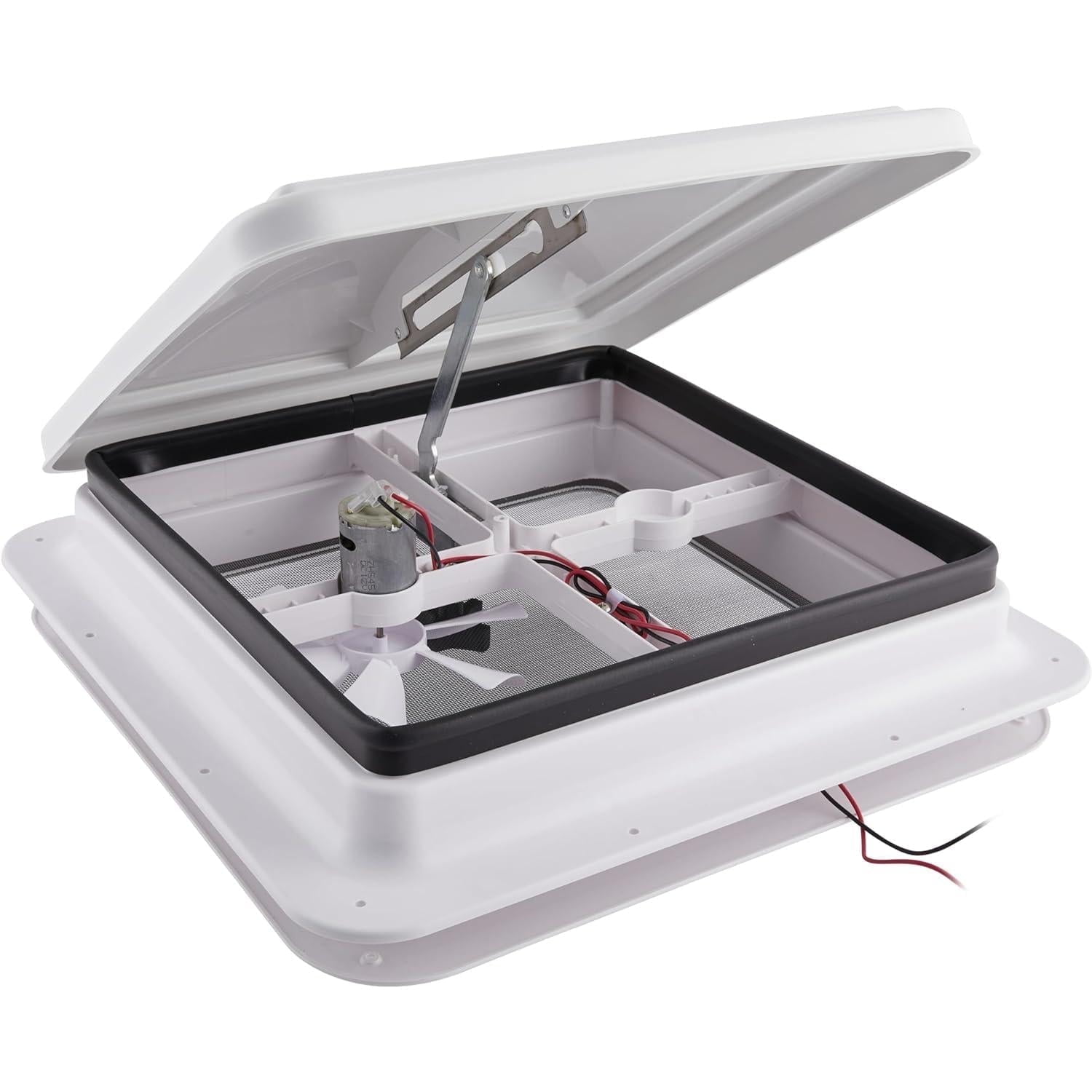 Hike Crew 14" x 14" RV Roof Vent with Fan, Camper & Trailer Sunroof ...