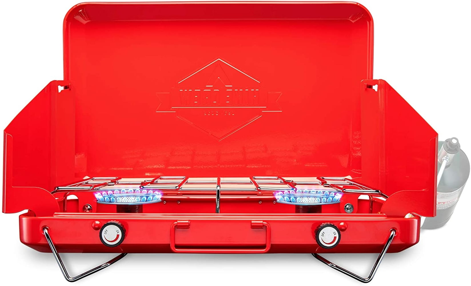 Hike Crew Gas Camping Stove, Portable Propane Burner W/ Handle & Legs ...