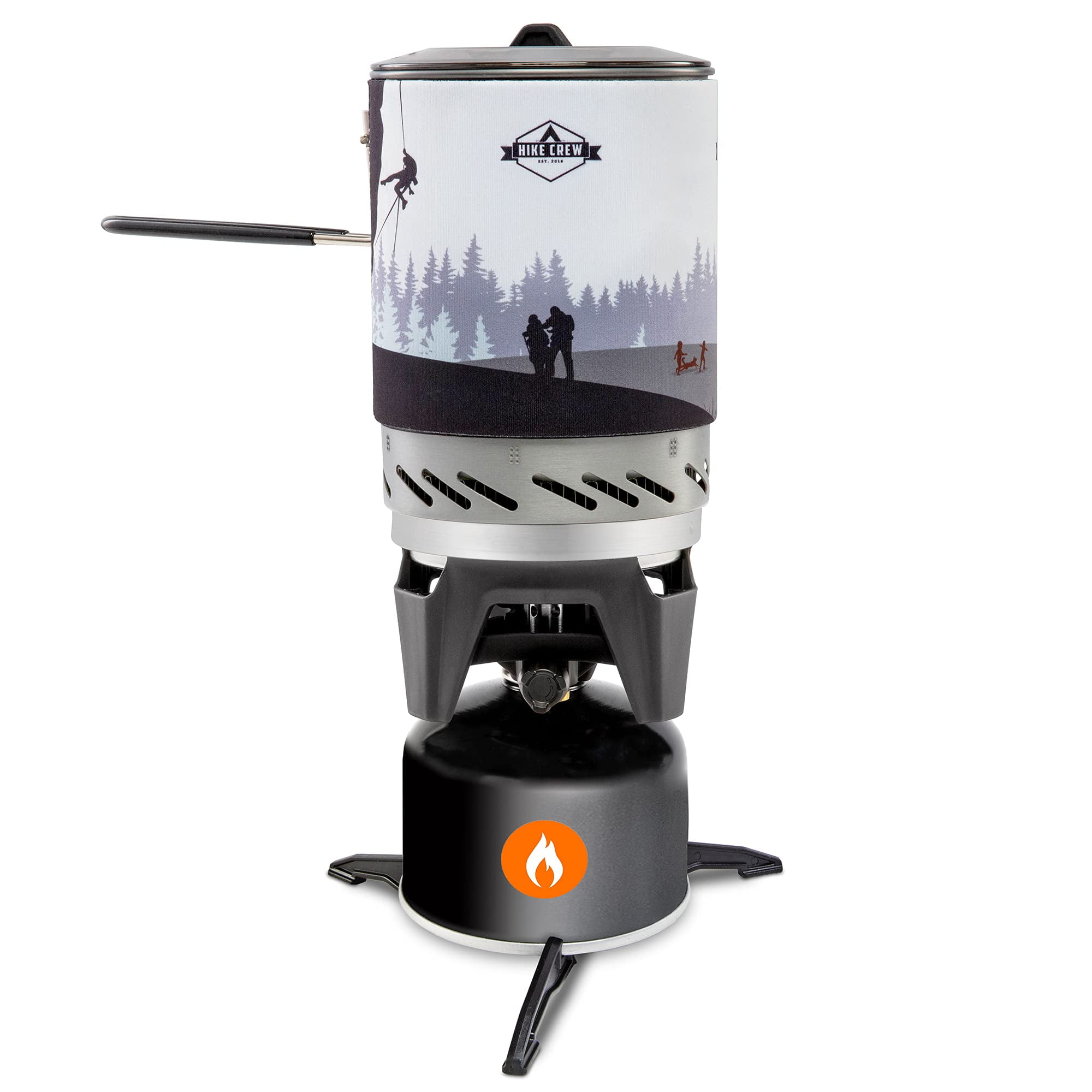 Hike Crew Outdoor Camping Gas Stove & Cooking System: Propane Cooktop ...