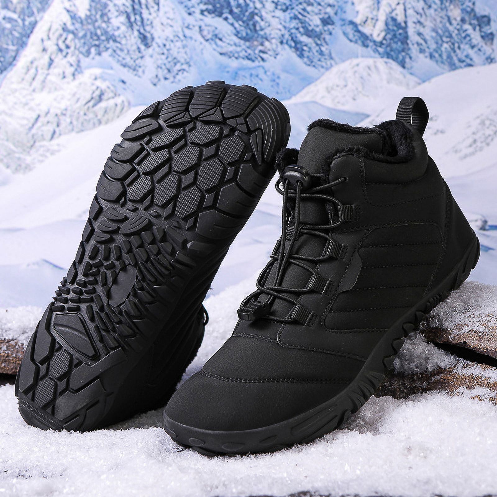 Hike Footwear Winter Barefoot Shoes Women Men, Minimalist Barefoot Snow ...