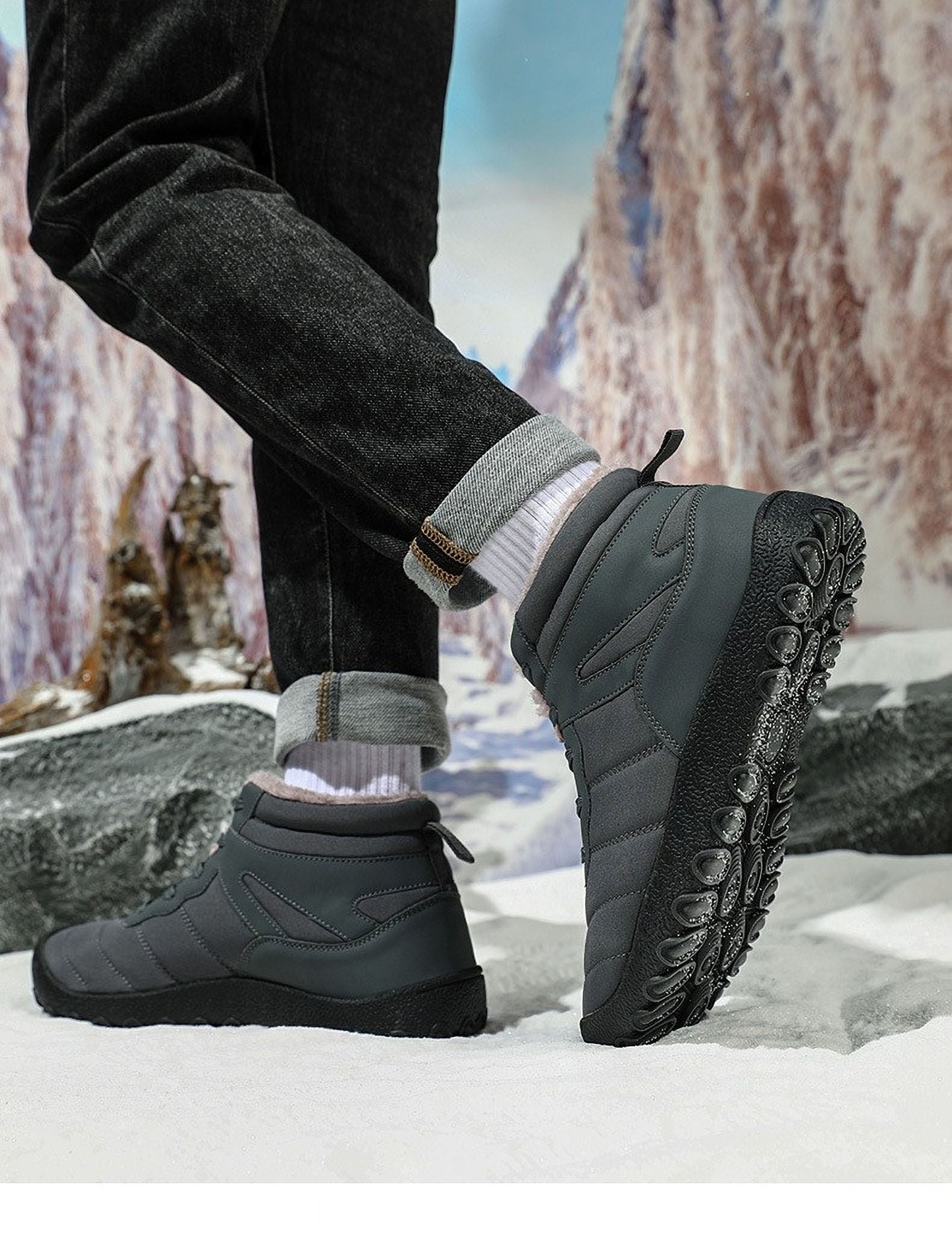 Hike Waterproof Footwear with Warm Lining for Winter Comfort and Non ...