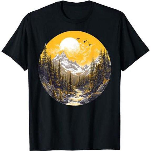 Hike the Unexplored Undisturbed Mountain Trails for Men and T-Shirt ...