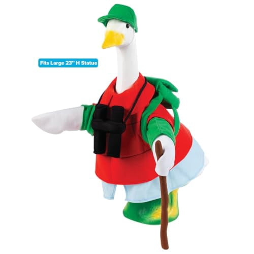 Hiker Goose Outfit, Fits Large 23" H Statue - Walmart.com