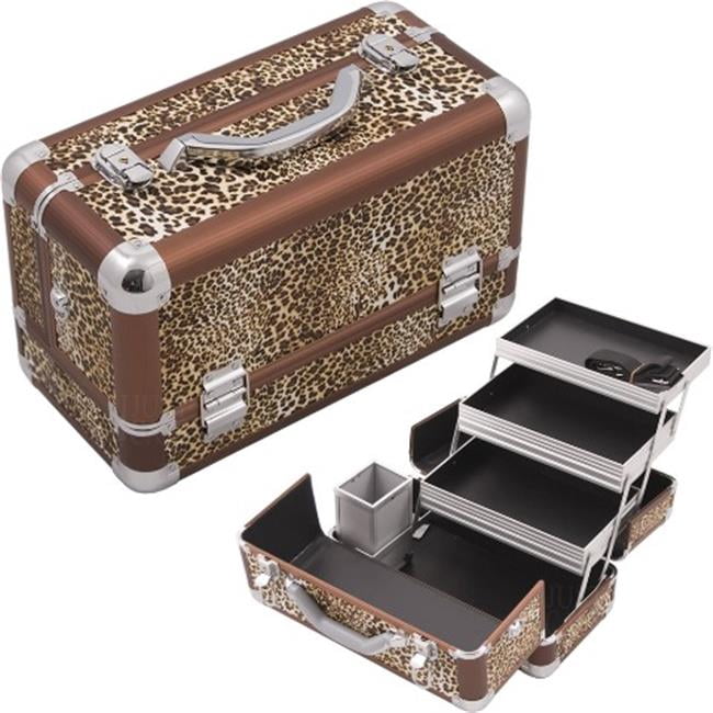 Hiker HK3101LPBR Leopard Pro Makeup Case - Walmart.com