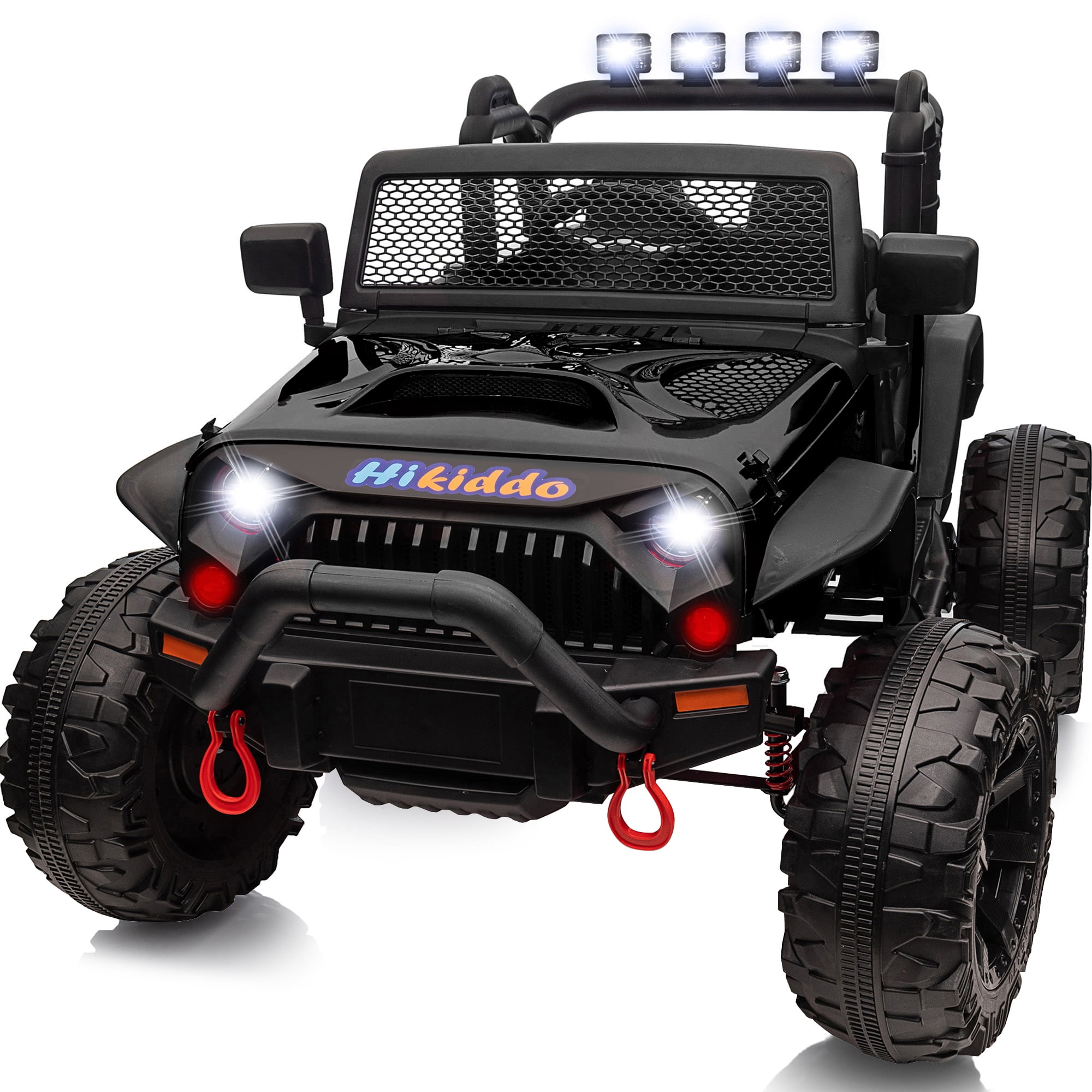 Hikiddo 12V 4WD Ride on Toy, 2-Seater Kids Ride-on Truck Electric Car ...