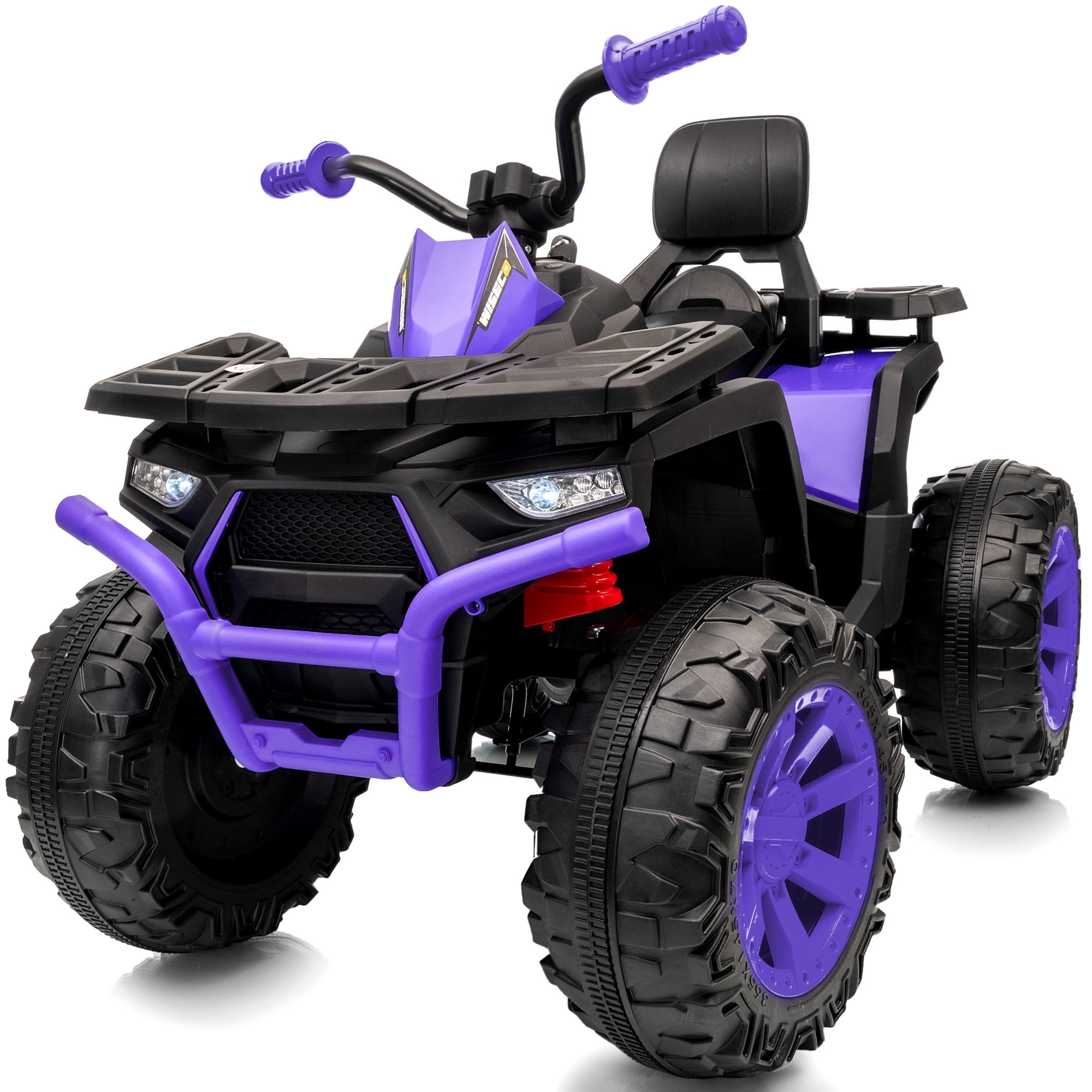 Hikiddo 12V Kids ATV 4 Wheeler, 2-Seater Powered Ride on ATV Toy for ...