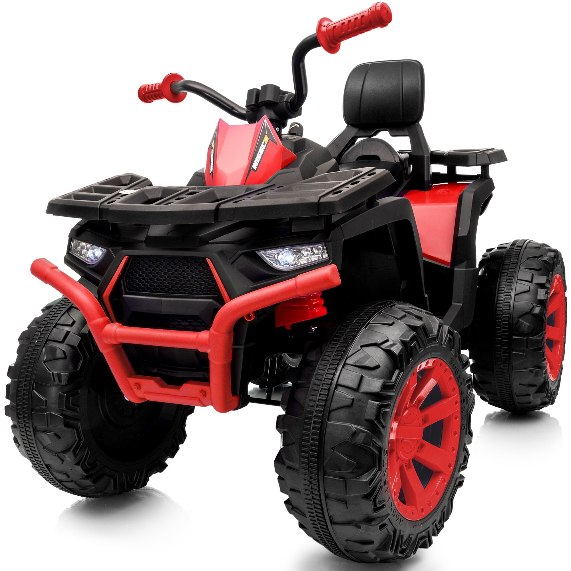 Hikiddo 12V Kids ATV 4 Wheeler, 2-Seater Powered Ride on ATV Toy for ...