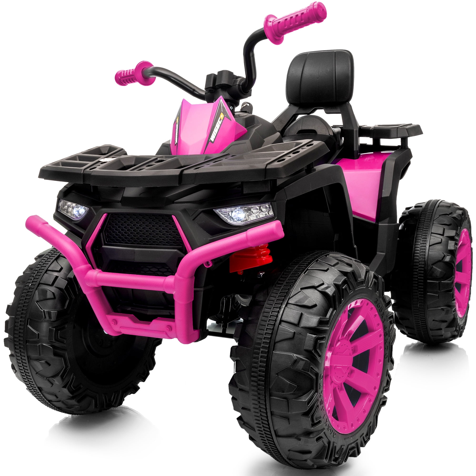 Hikiddo 12V Kids ATV 4 Wheeler, 2-Seater Powered Ride on ATV Toy for ...
