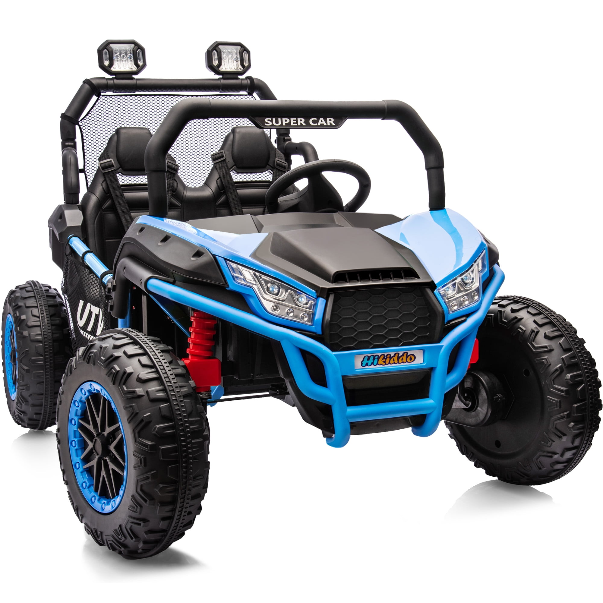 Hikiddo 2-Seater Kids UTV, 24V 10Ah Ride on Toys for Big Kids w/ Remote ...