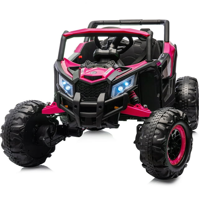 Hikiddo 24 Volt Ride on Toy, 4WD Electric Ride on Car UTV for Big Kids ...