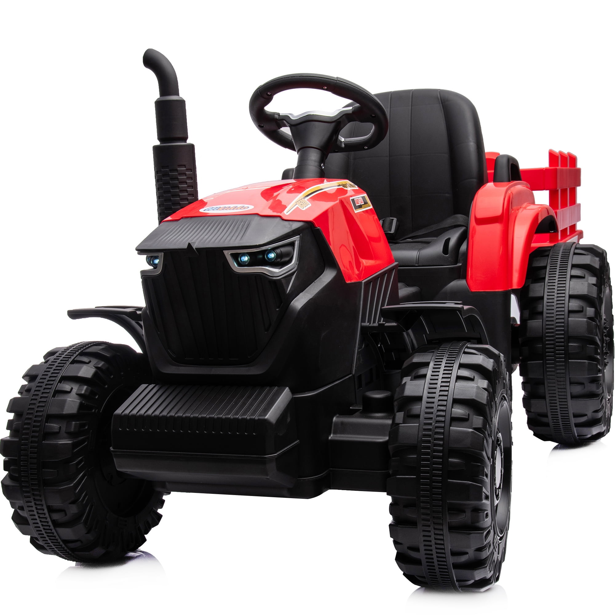 Hikiddo 24V Battery Operated Ride On Tractor for Toddlers, Motorized ...
