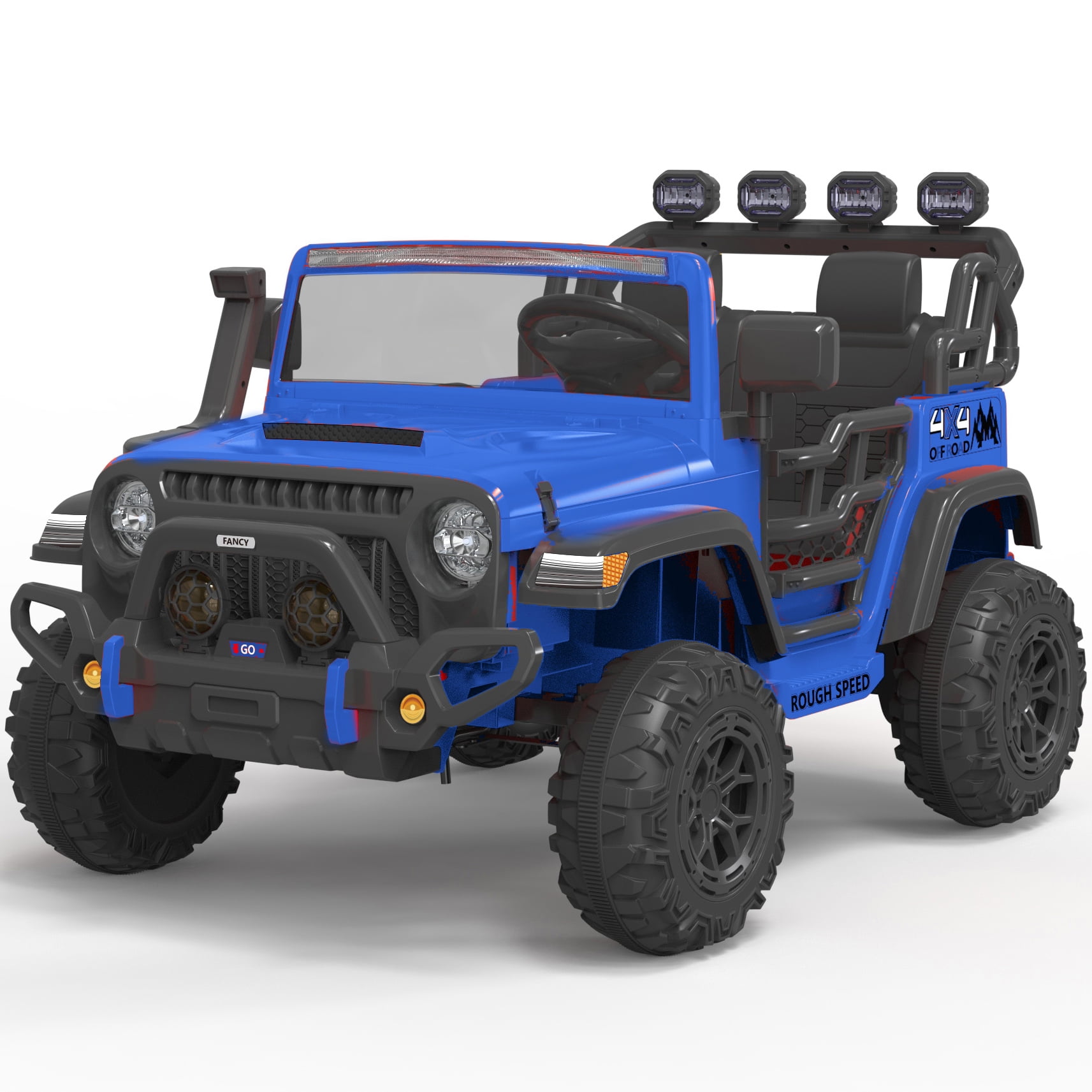 Hikiddo 24V 2 Seater Ride on Truck, 4WD Electric Ride on Car Vehicle ...