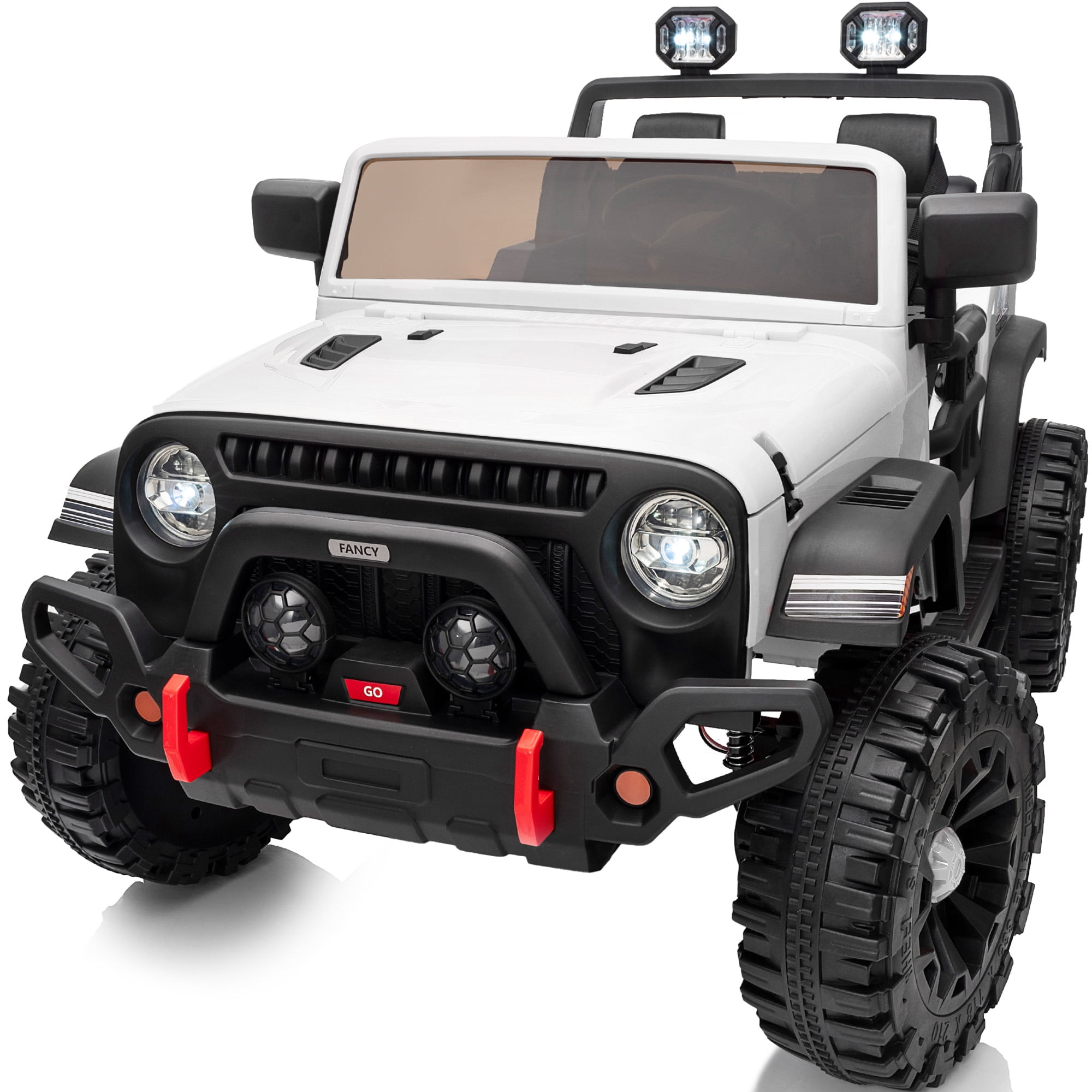 Hikiddo 24V 2 Seater Ride on Truck, 4WD Electric Ride on Car Vehicle ...