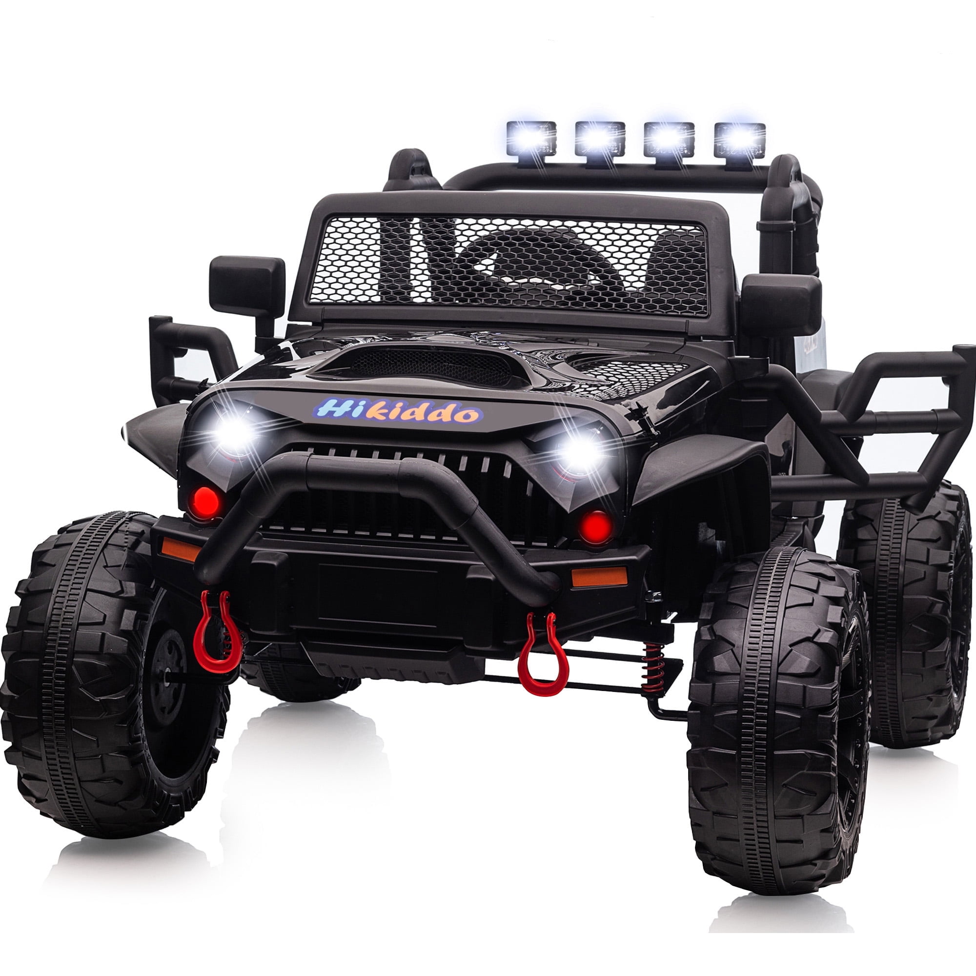 Hikiddo 24V 4WD 2-Seater Kids Electric Car Truck, 4x200W Motor, Remote ...