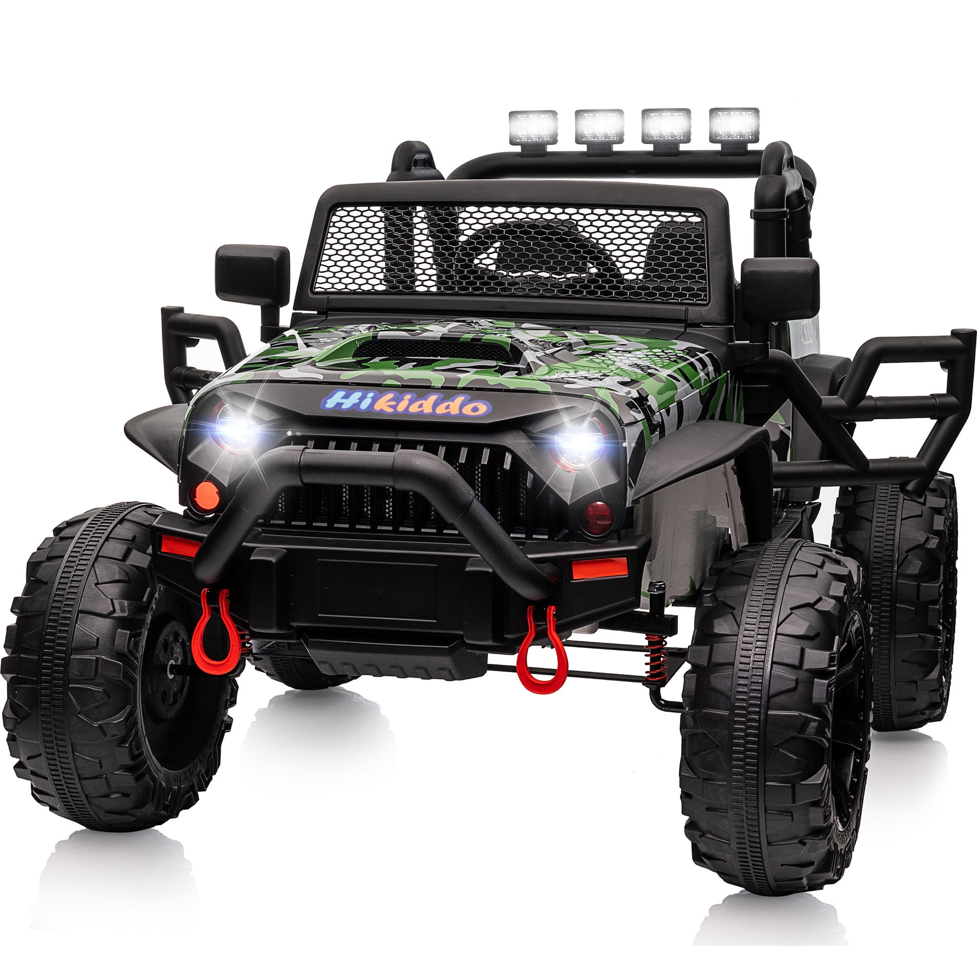 Outfunny Electric Rideable 24V Battery Powered Toy Truck for Kids, 2 ...