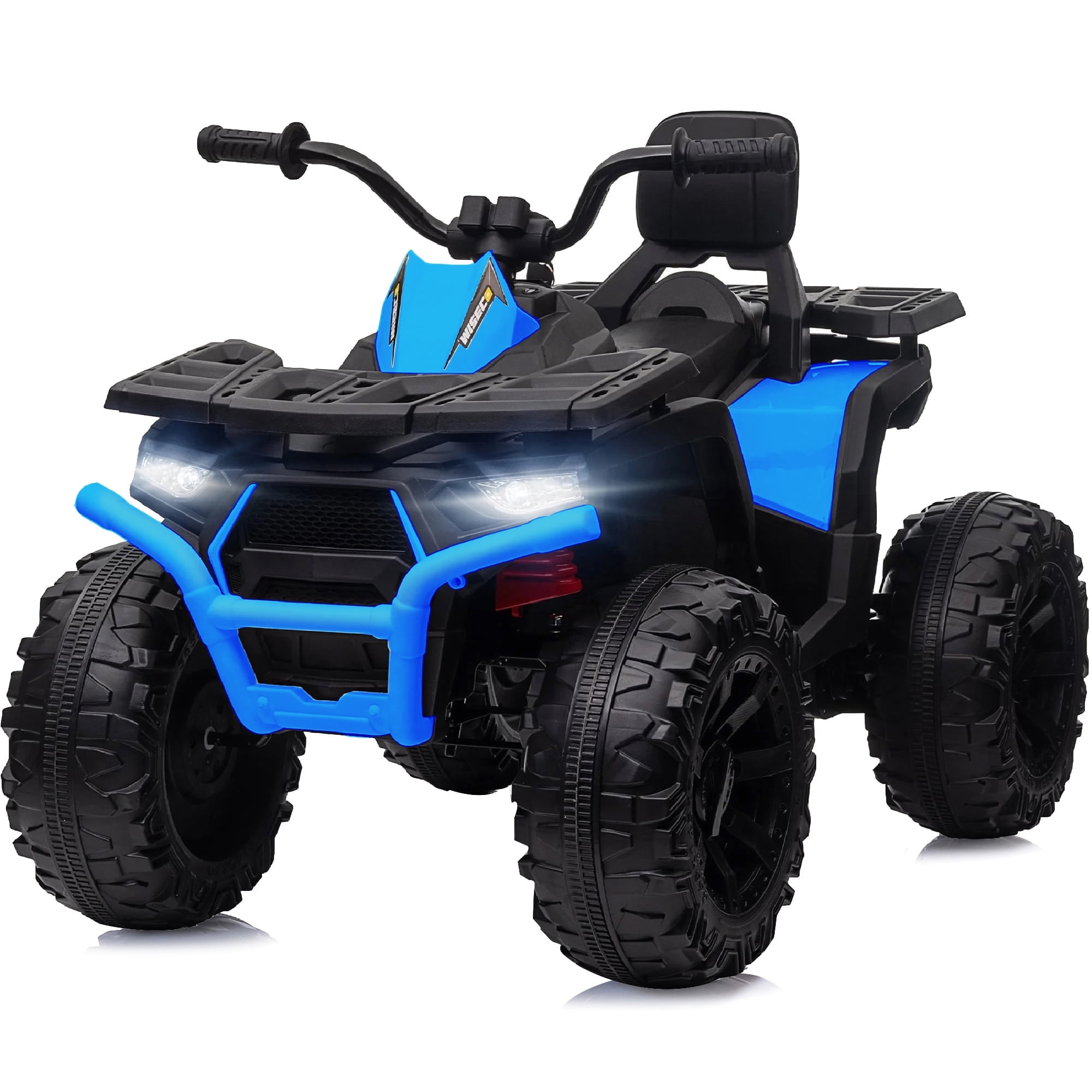 Hikiddo 24V Four Wheeler Youth ATV, Electric Quad with Bluetooth, Music ...