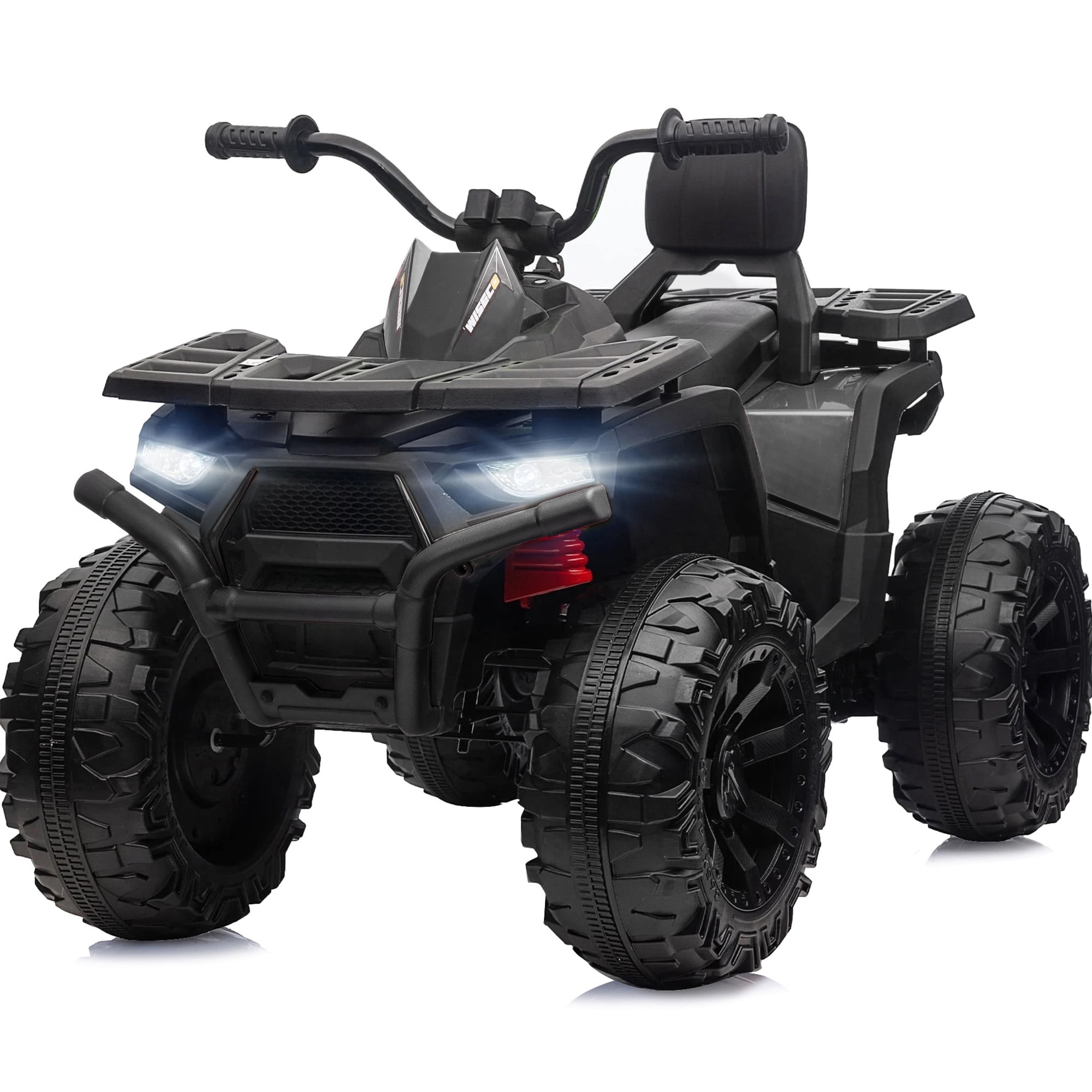 Hikiddo 24V Kids ATV, 2-Seater Ride-On 4-Wheeler, 400W Motor, Bluetooth ...
