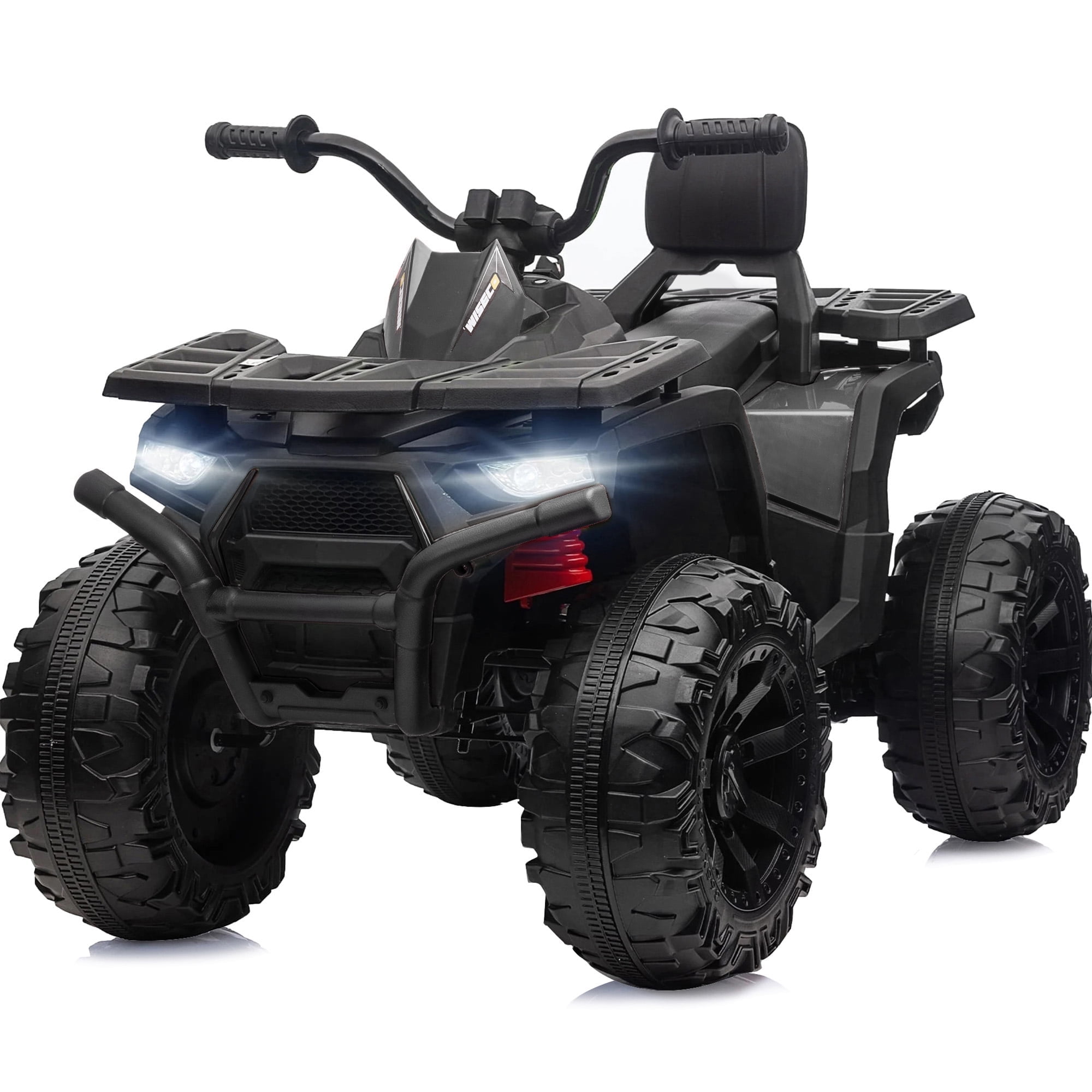 Hikiddo 24V Kids ATV, 2-Seater Ride-On 4-Wheeler, 400W Motor, Bluetooth ...
