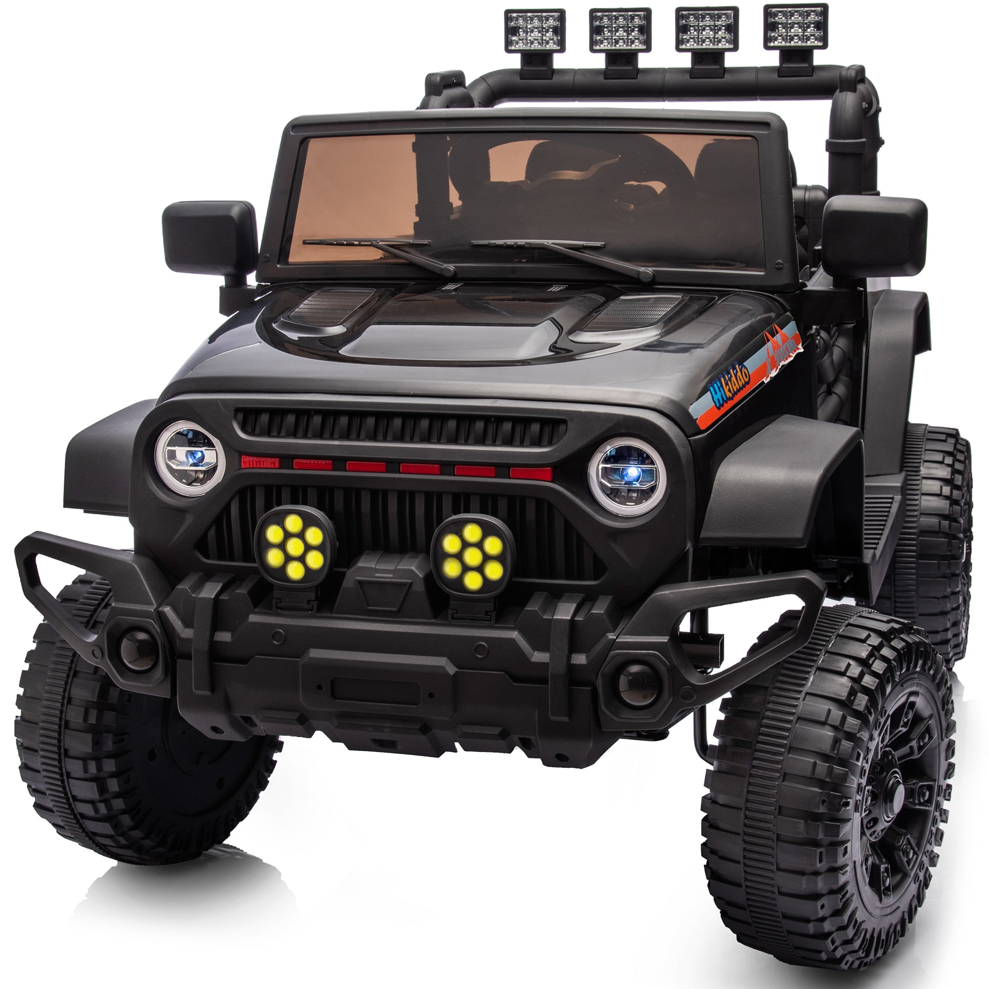 Hikiddo 4WD Kids Ride on Truck Car, 12V 7Ah Ride on Toy Electric Cars ...