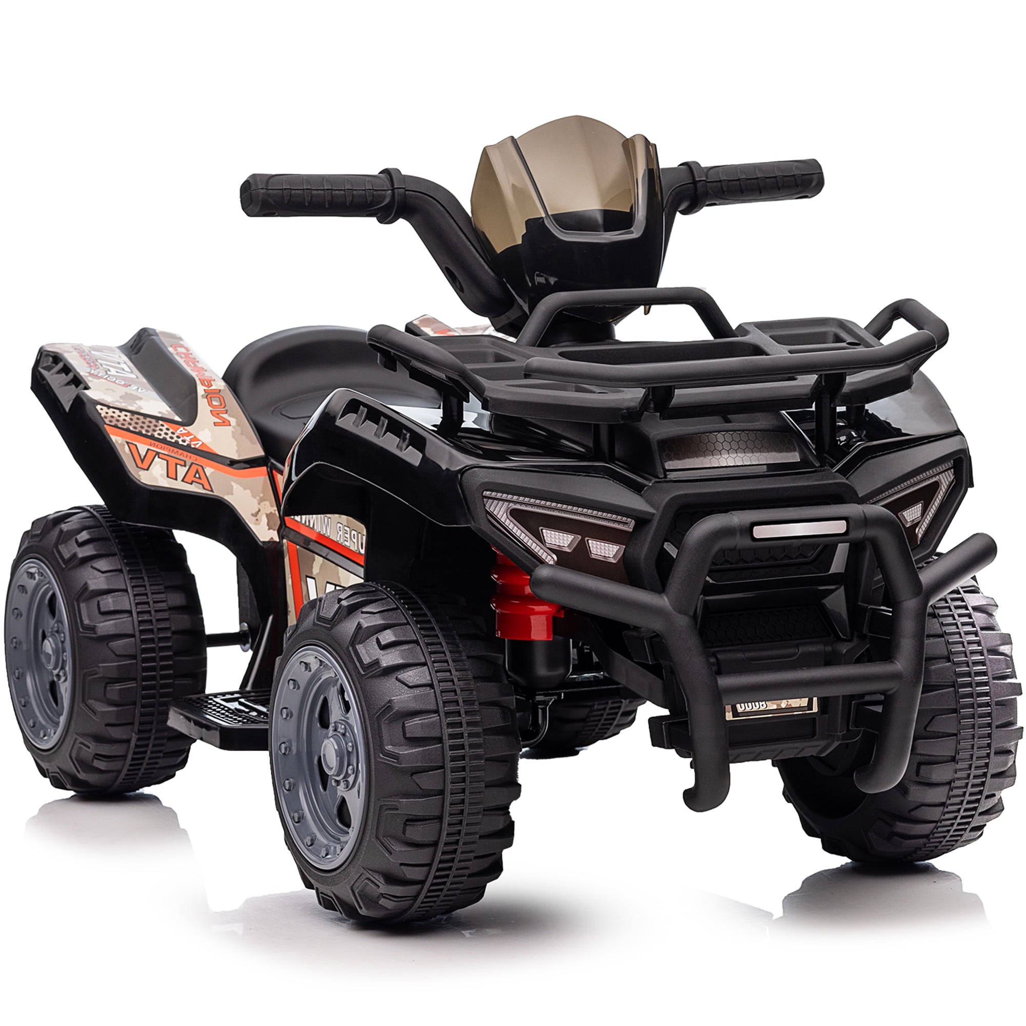 Hikiddo 6V Battery Powered Quad, Operated Ride-On ATV Toy for ...