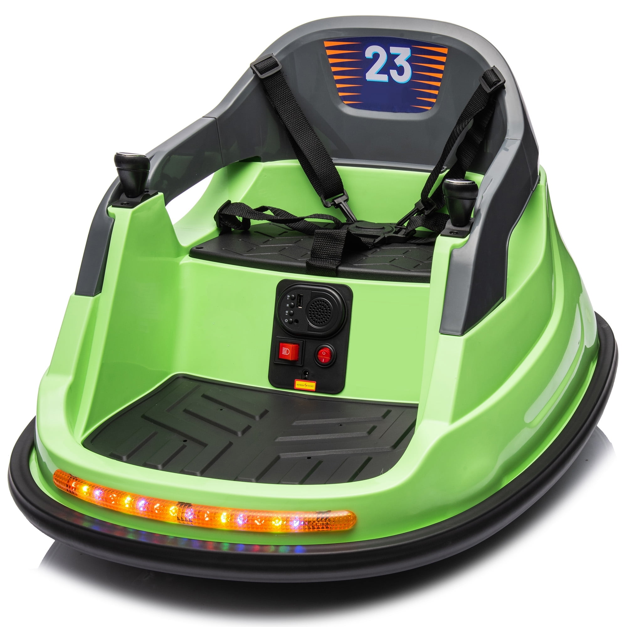 Hikiddo Electric Bumper Car for Kids, 12V Bumper Car Ride on Toys for ...