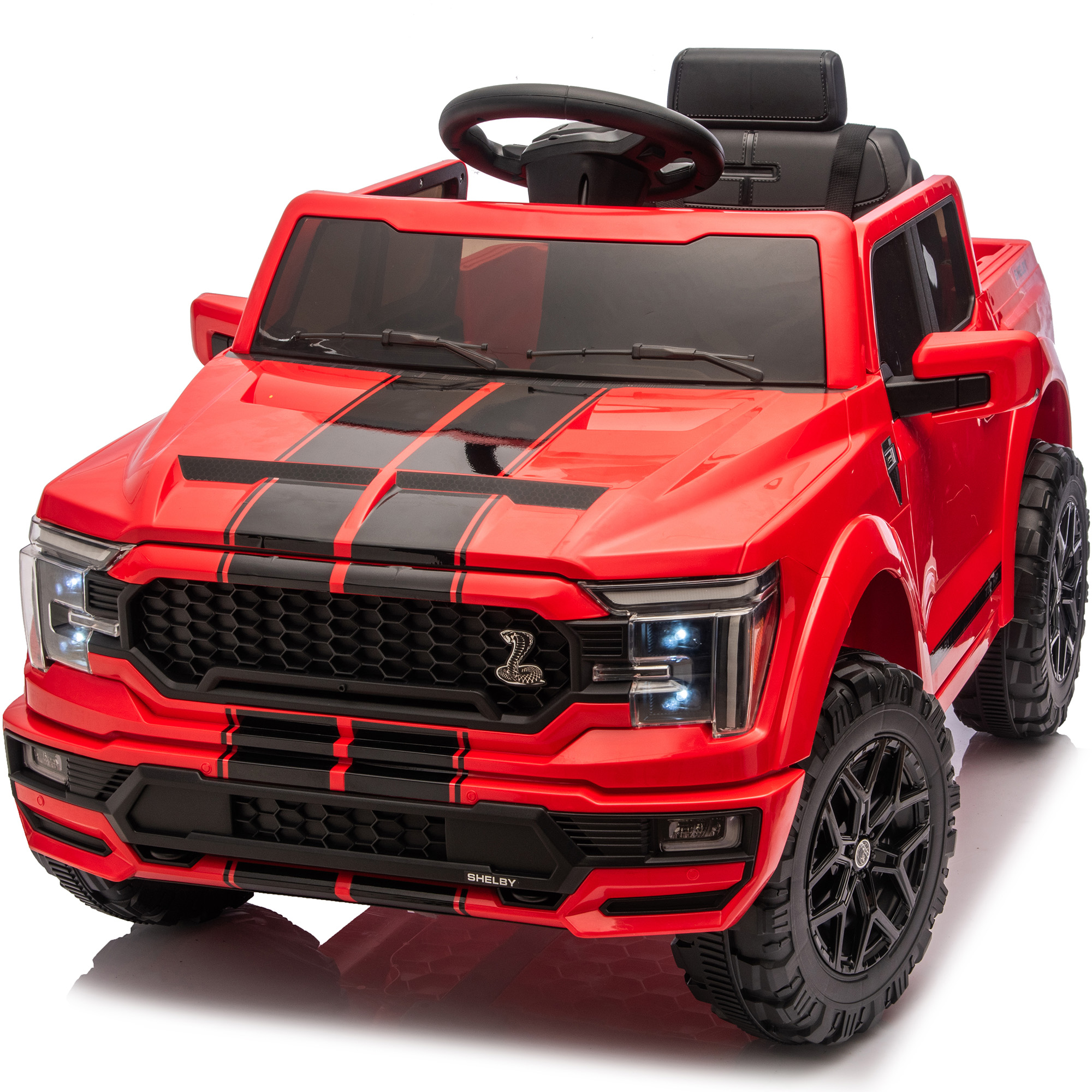 Hikiddo Electric Car for Kids, Licensed Ford-Shelby F-150 24V Ride on ...