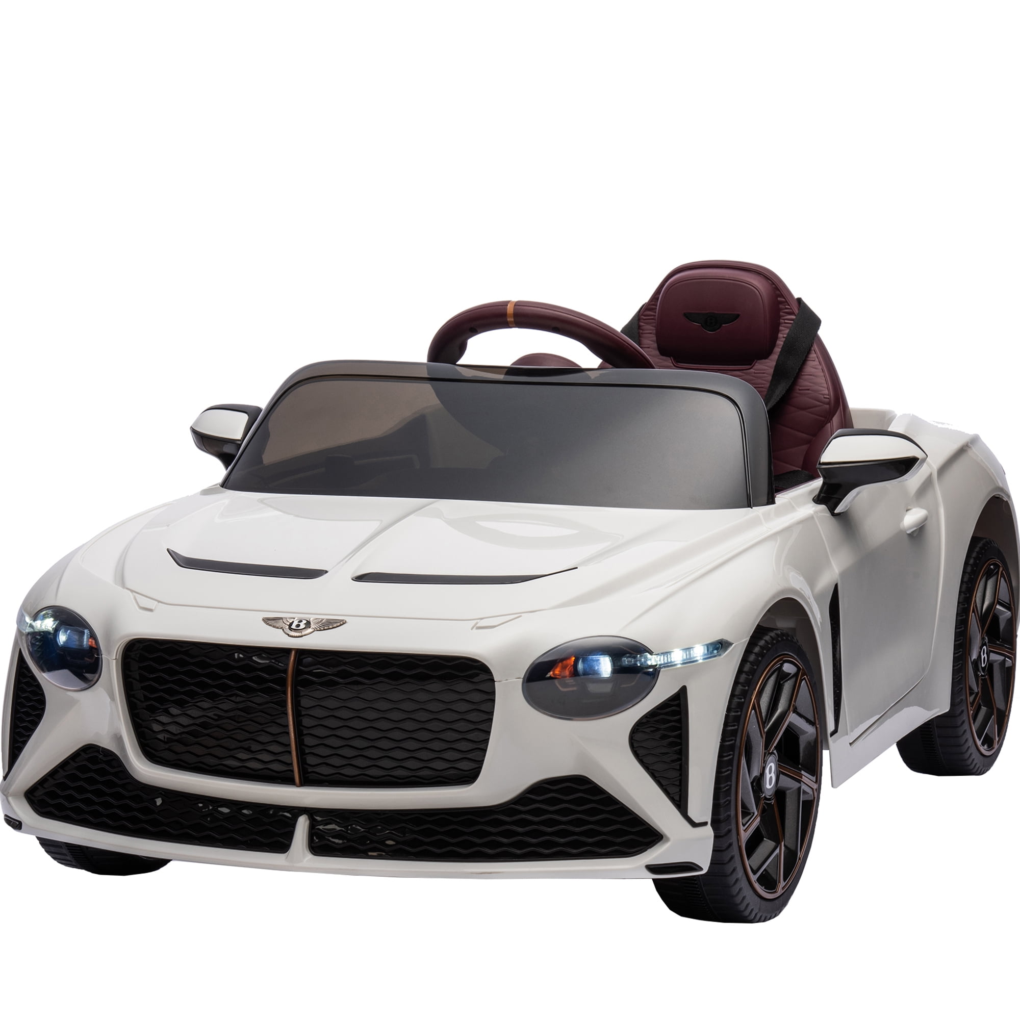 Hikiddo Kids Ride On Car, 12V Licensed Bentley Mulsanne Powered Ride ...