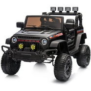 Hyper Toys 12V Jeep Gladiator Rubicon 2-Seater Ride-on, Blue, for Ages ...
