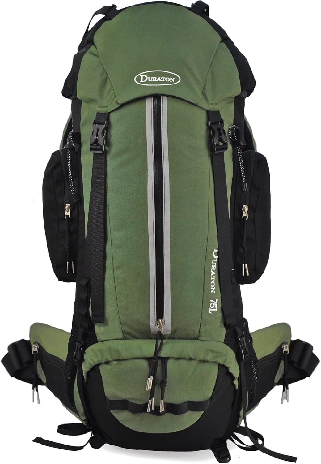Hiking Backpack 75L - Internal Frame Pack With Rain Cover for Outdoor ...