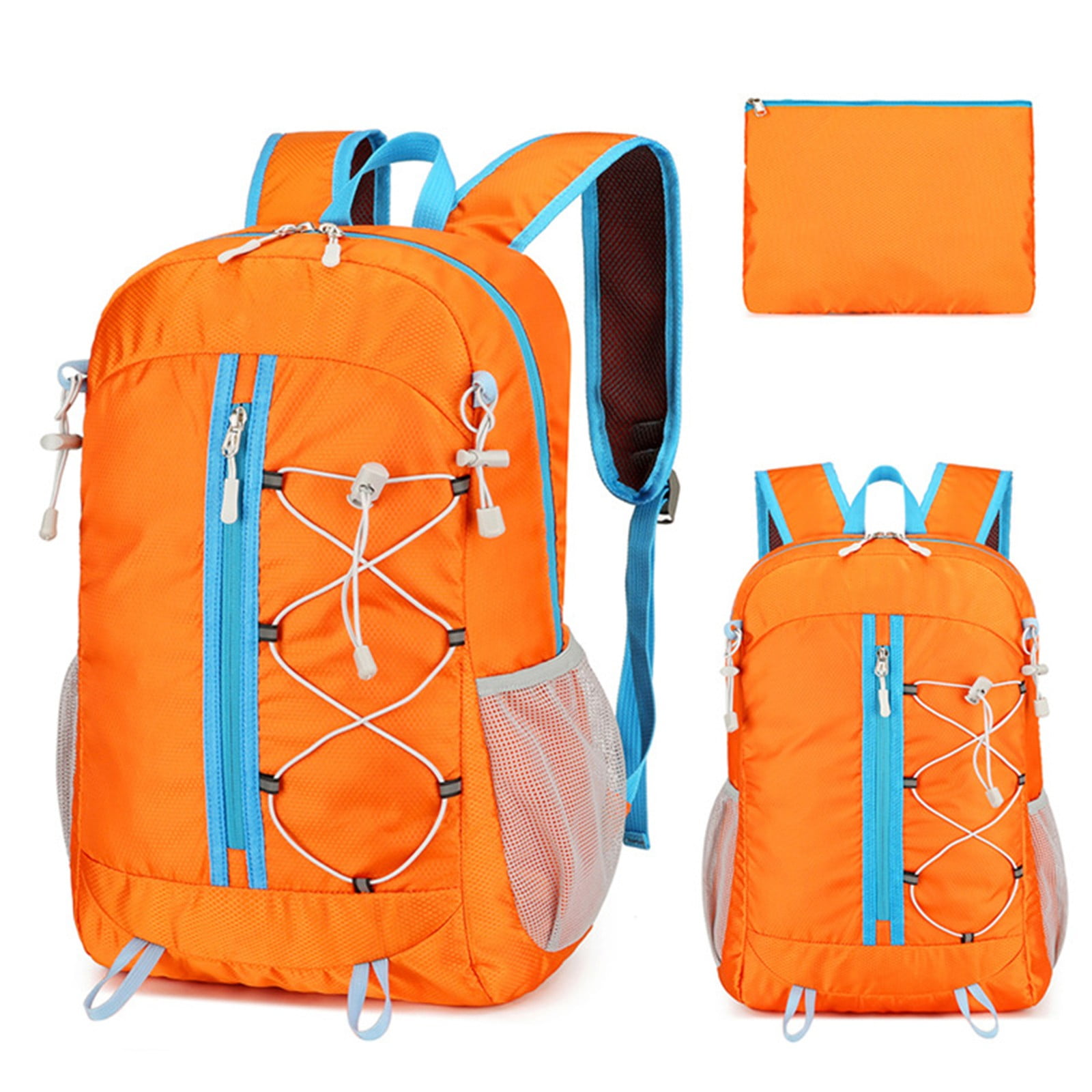 Hiking Backpack Foldable Sports Daypack Camping Collapsible Bag Water ...