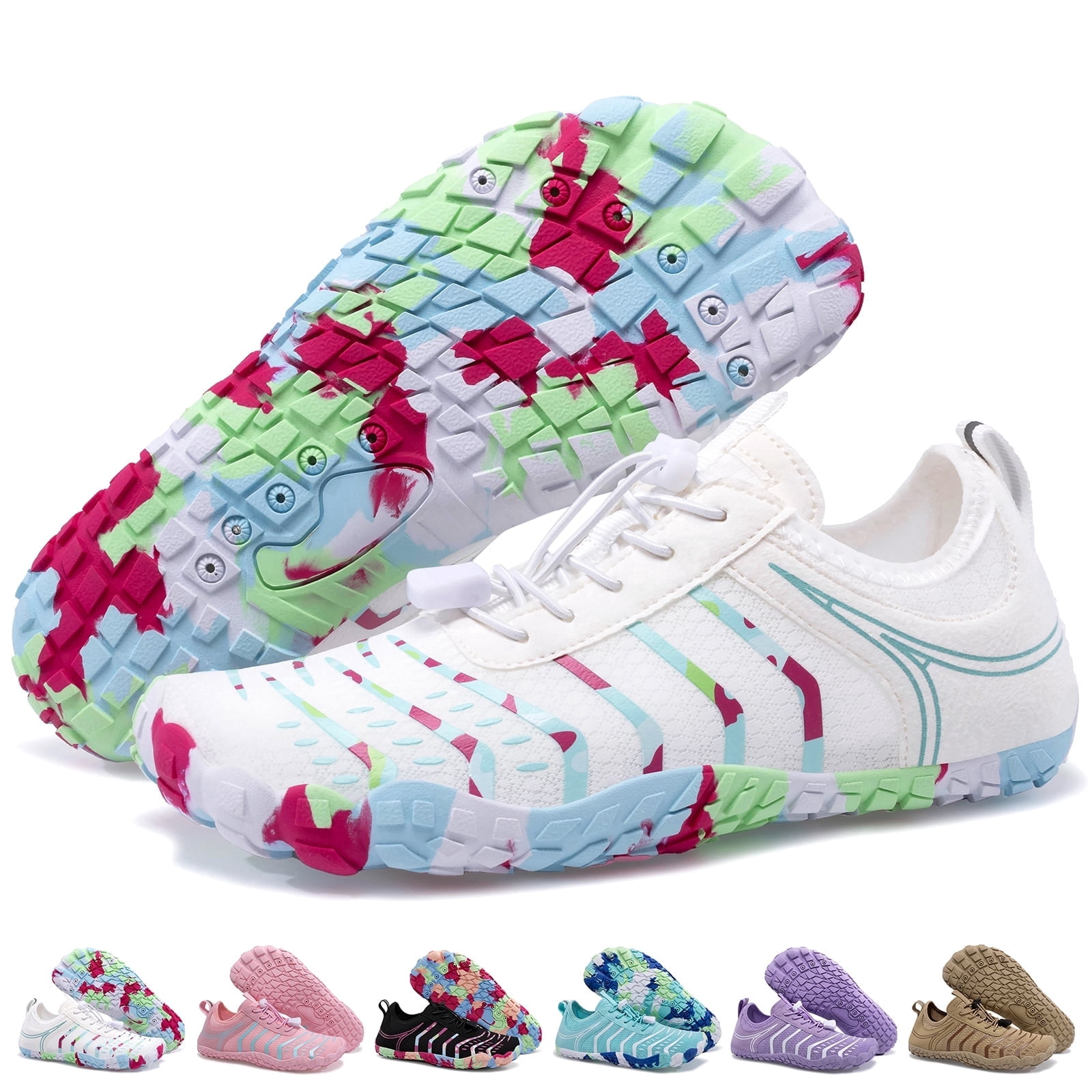 Hiking Barefoot Shoes,Wide-Toe Shoes Zero-drop Comfortable Slip ...