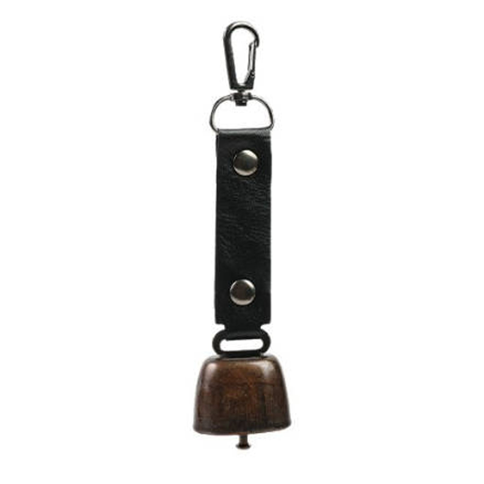 Hiking Bear Alert with Silencer Secure Carabiner and Durable PU Leather ...