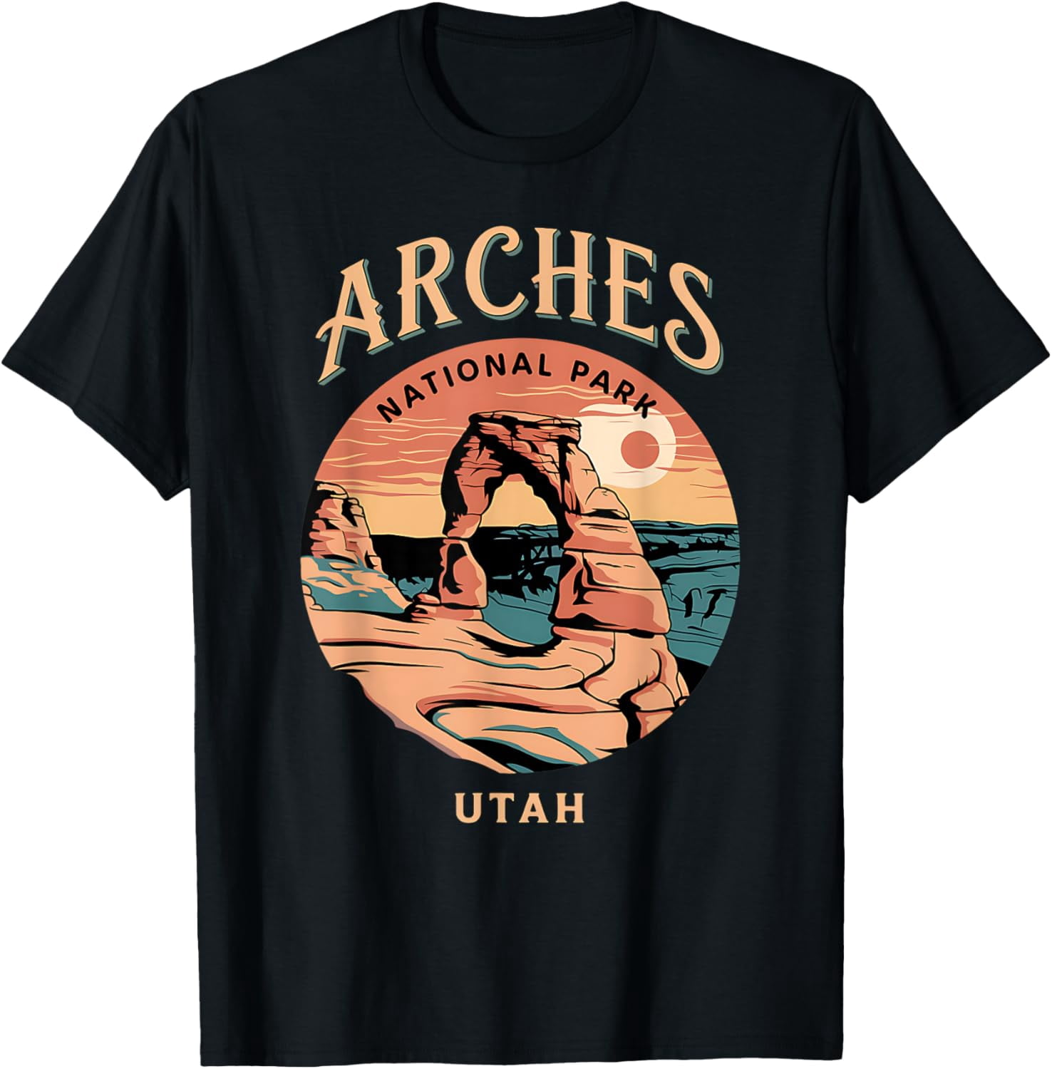 Hiking Camping Adventure Explorer Arches Utah T-Shirt - Walmart.com