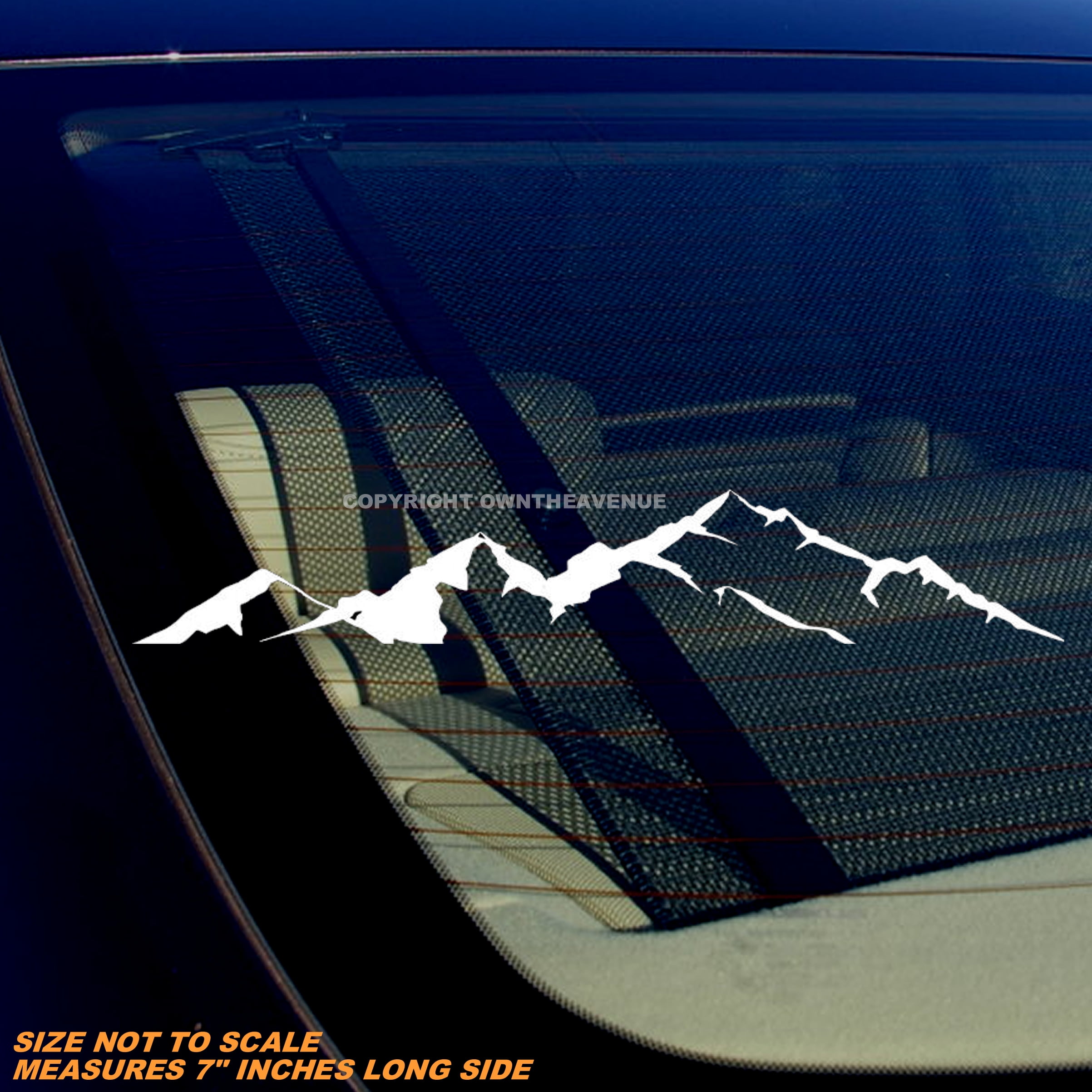 Hiking Camping Backpacking Outdoors Mountains Car Truck Vinyl Decal ...