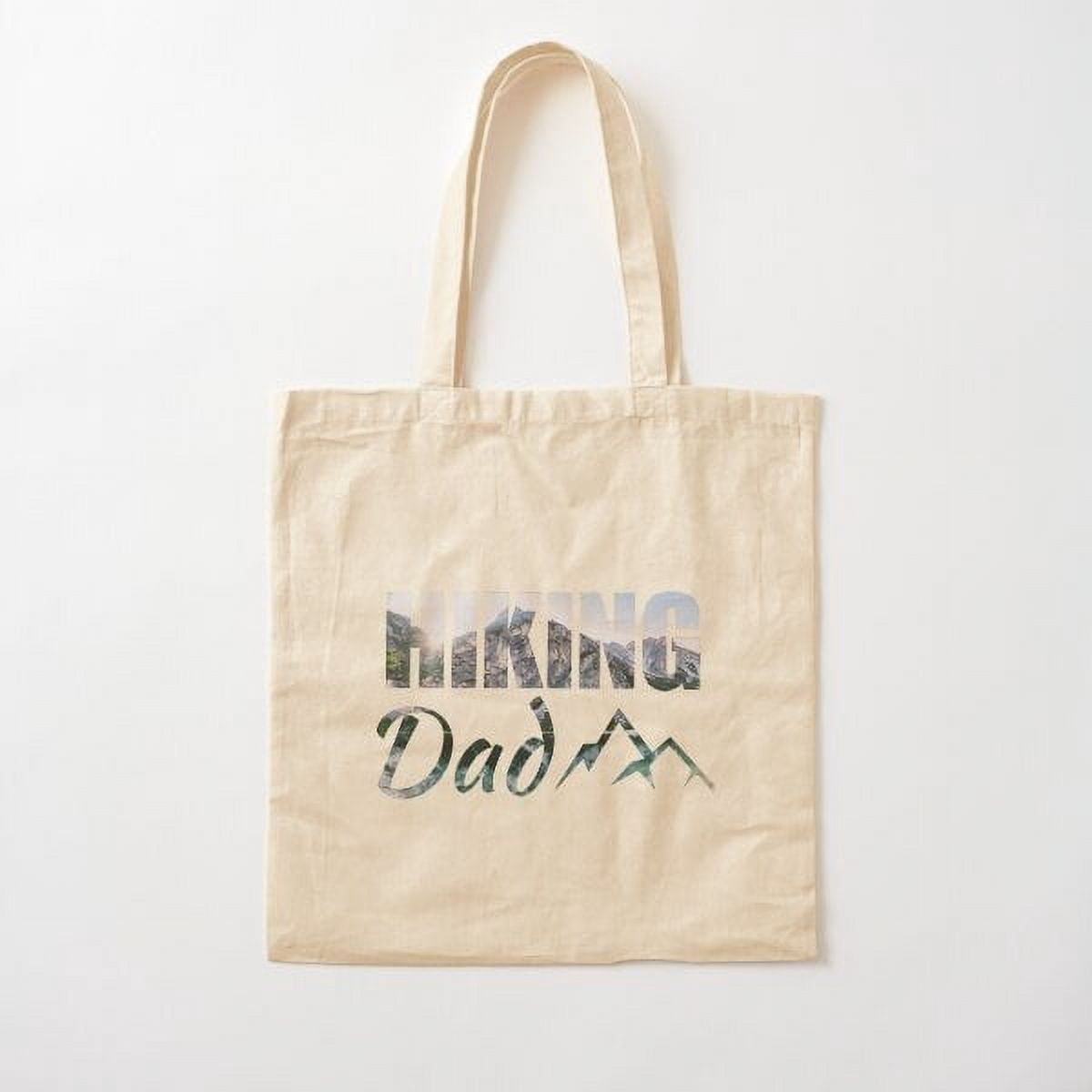Hiking Dad. Best Hiker Father Husband Birthday Quote Saying Cotton Tote ...