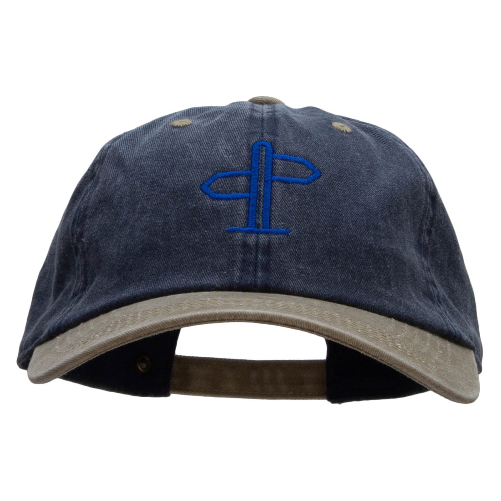 Hiking Directions Embroidered Pigment Dyed Wash Cap - Navy Khaki OSFM ...