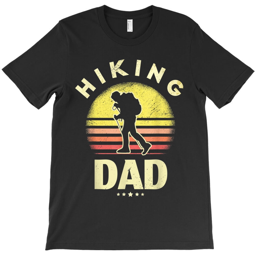 Hiking Hiking Dad Retro Hiker Mountains Themed Funny and Cute Themed ...