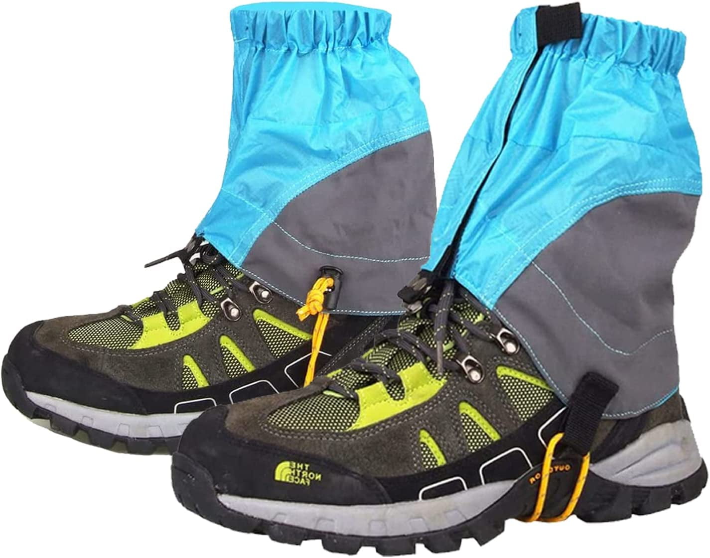 Hiking Leg Gaiters, Waterproof Low Shoe Gaiters, Lightweight Adjustable ...