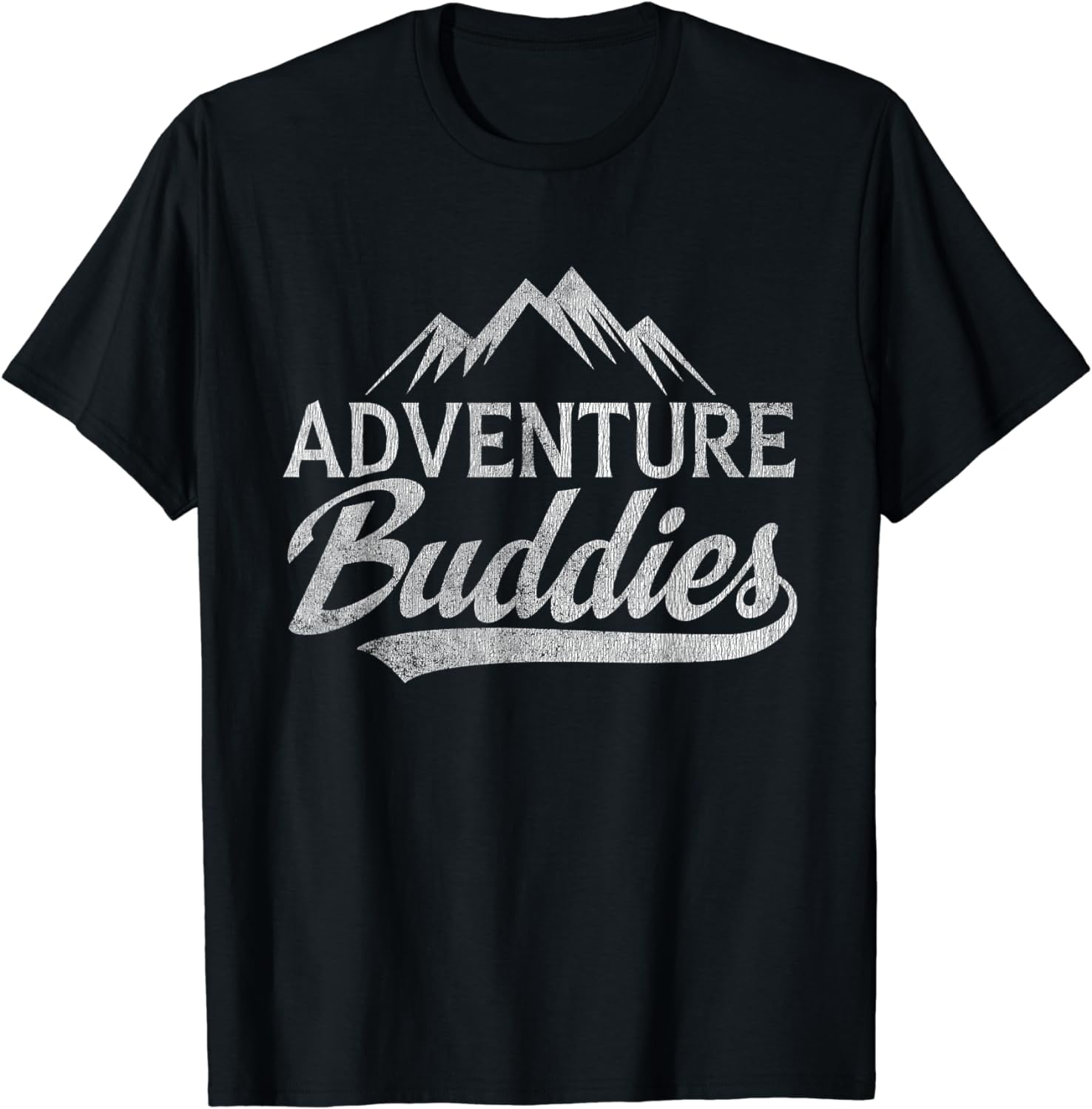 Hiking Mountains Adventure Buddies Couples T-Shirt - Walmart.com