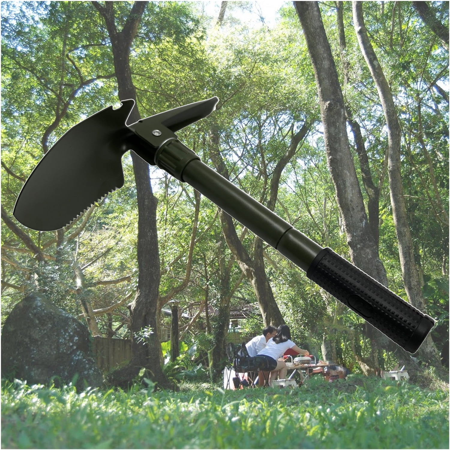 Hiking Multi-Functional Military Folding Shovel Survival Spade ...