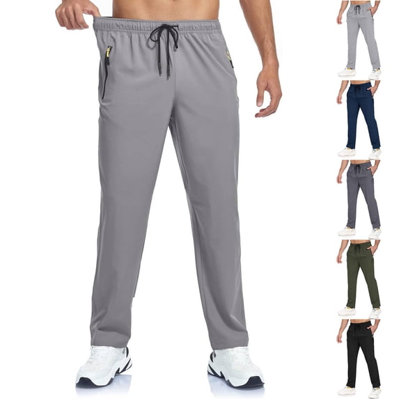 Hiking Pants Men Lightweight Quick Dry Workout Athletic Jogger with ...