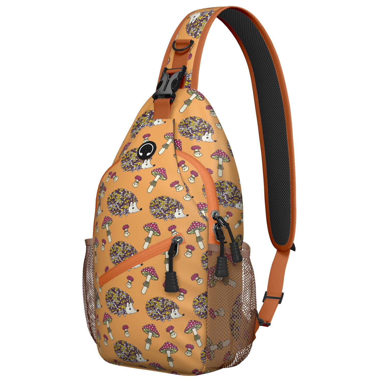 Hiking-Pro Hedgehog Sling Bag - Animal Lover's Crossbody Backpack with ...