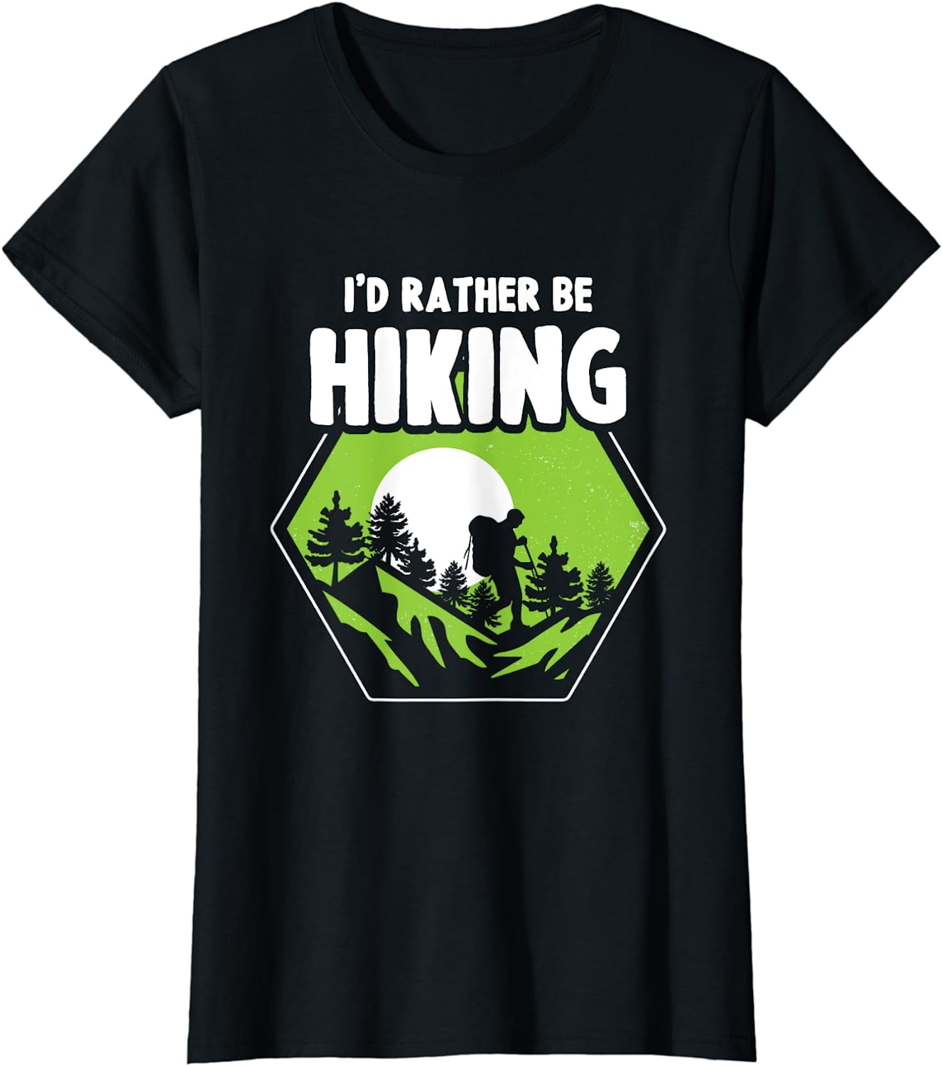 Hiking Trails Nature Trekking - Outdoor Mountains Hike Hiker T-Shirt ...